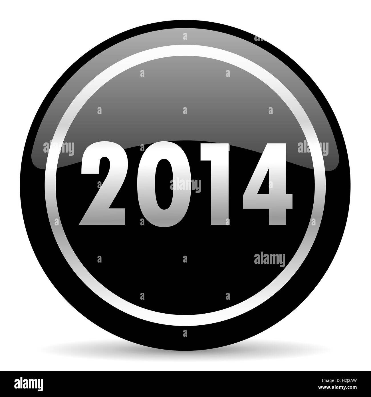 year 2014 icon Stock Photo - Alamy