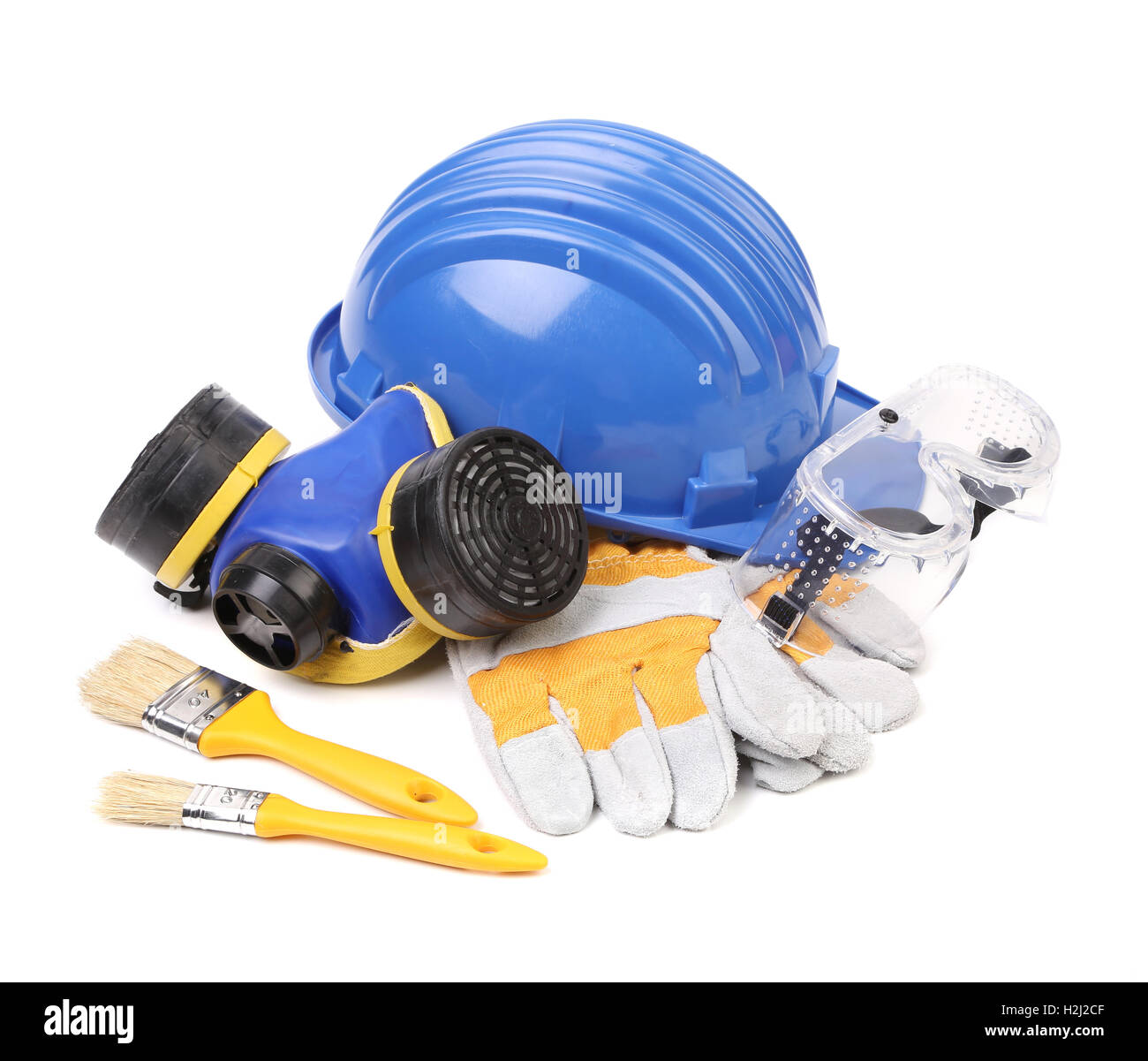 Working equipment for builders Stock Photo - Alamy