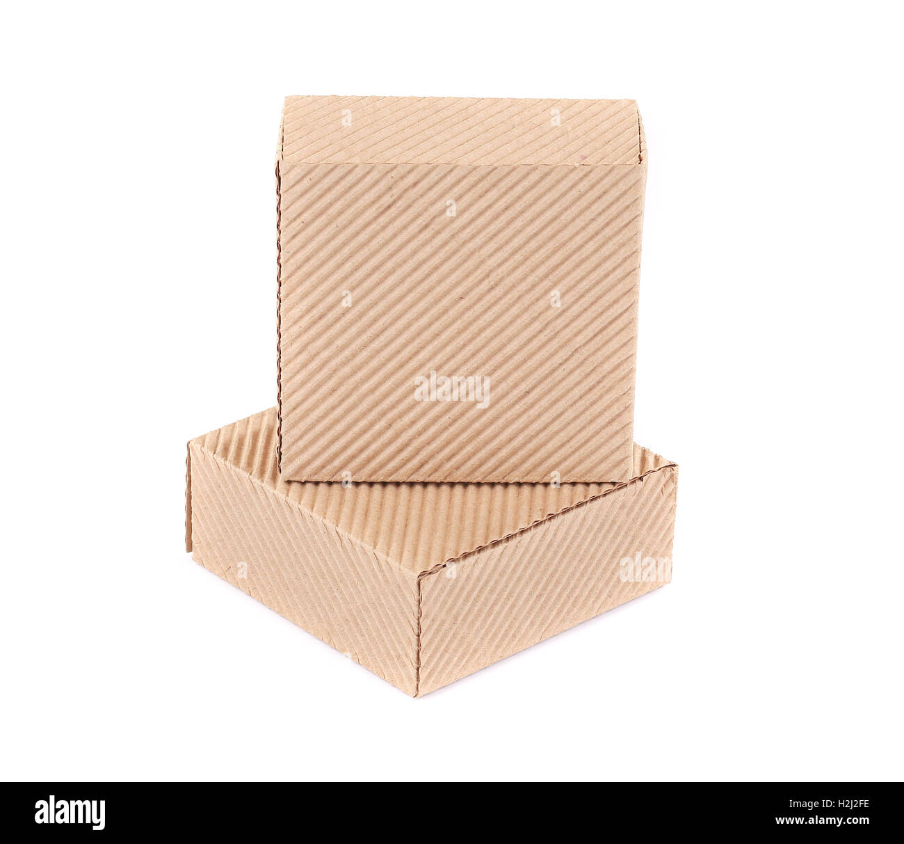 Two small cardboard boxes Stock Photo - Alamy