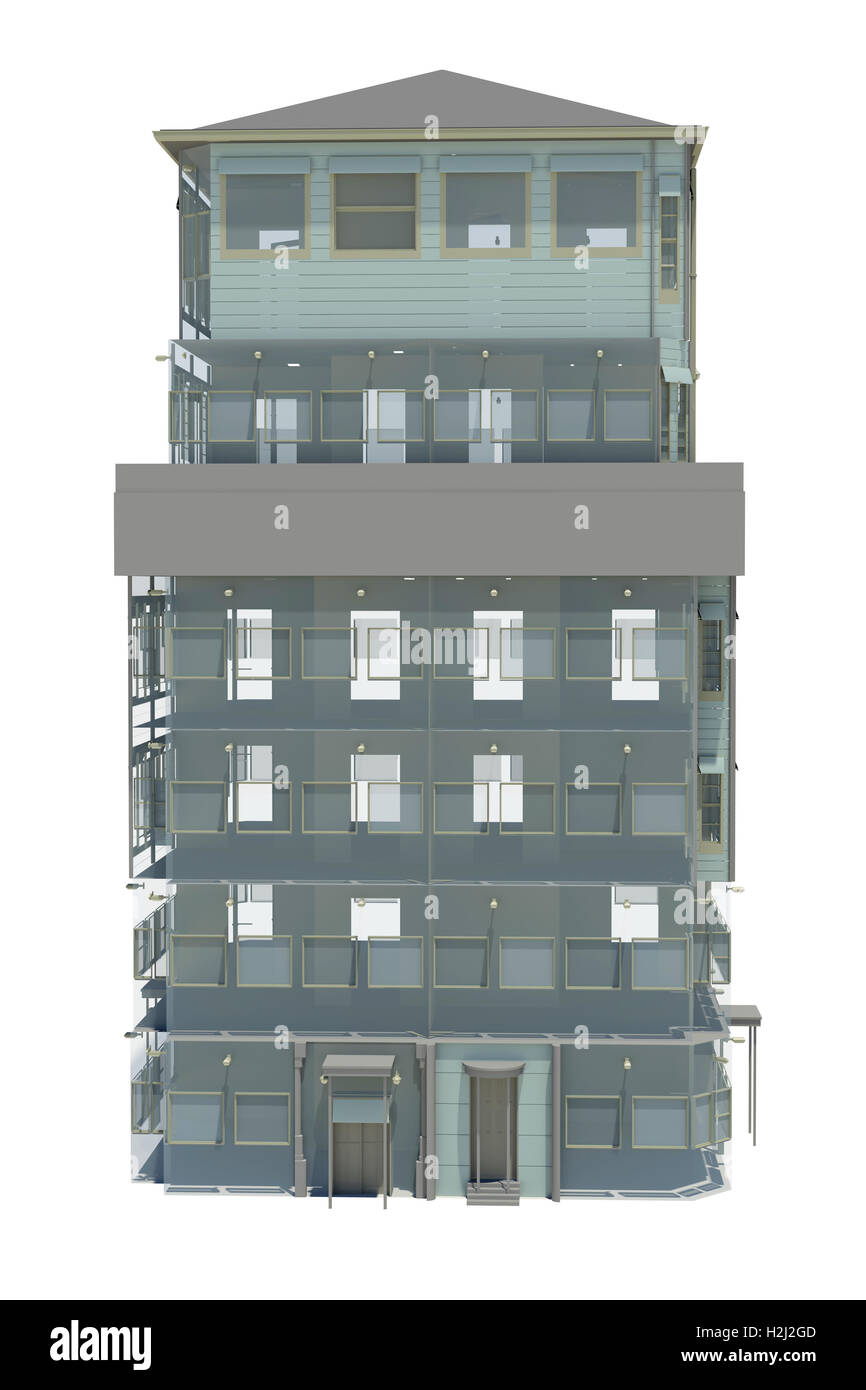 Highly detailed building Stock Photo - Alamy