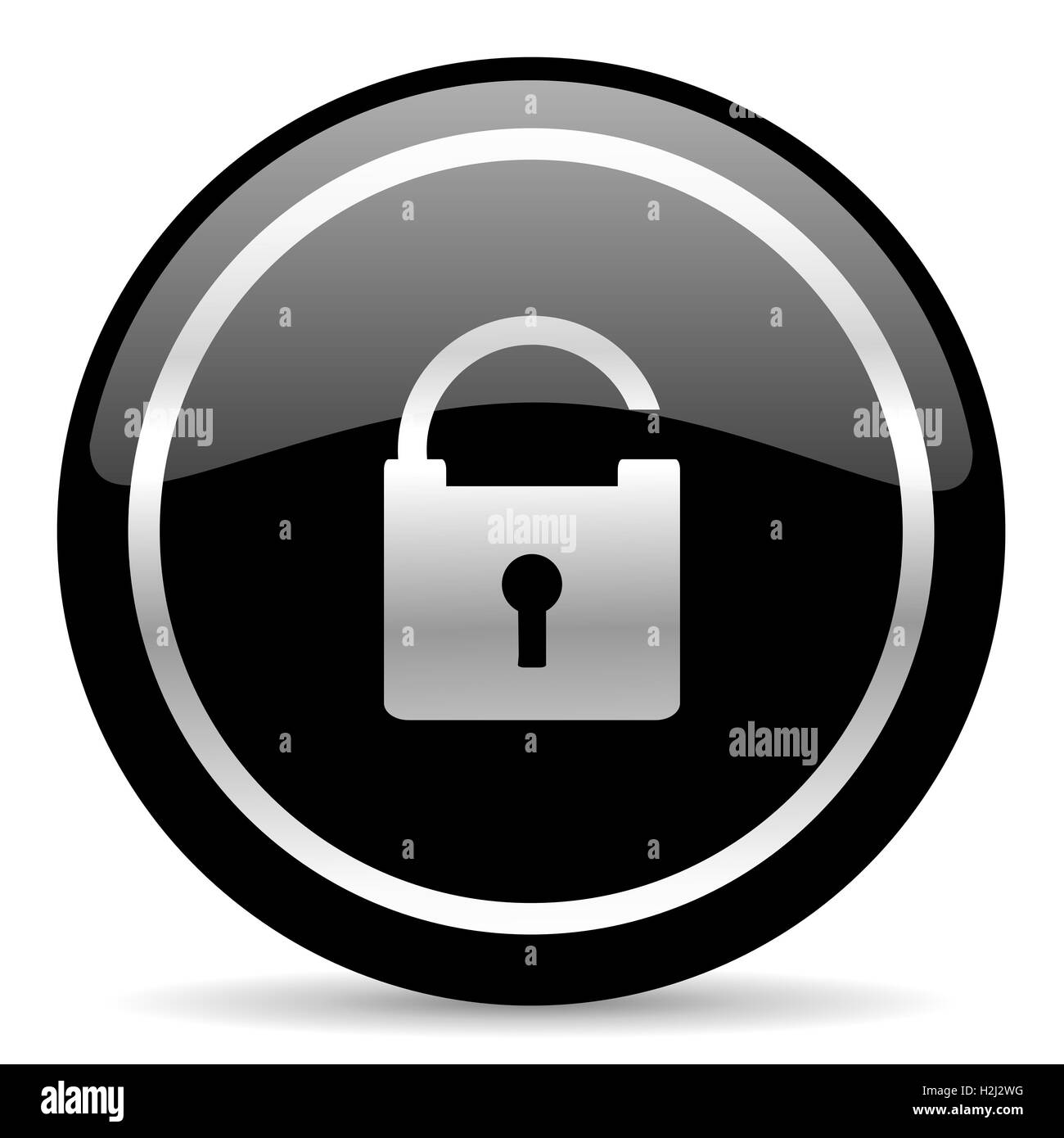 Padlock computer Black and White Stock Photos & Images - Alamy