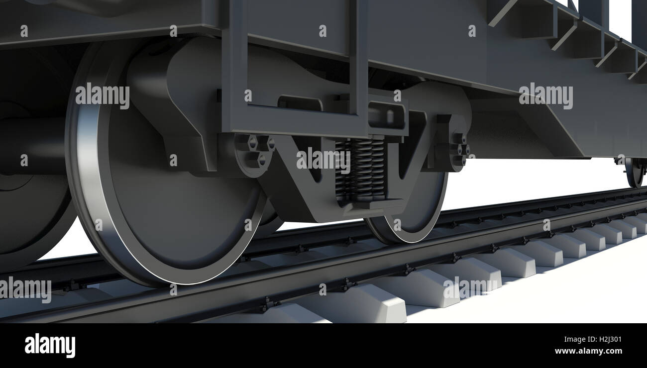 Wheel Of Train Stock Photo - Alamy