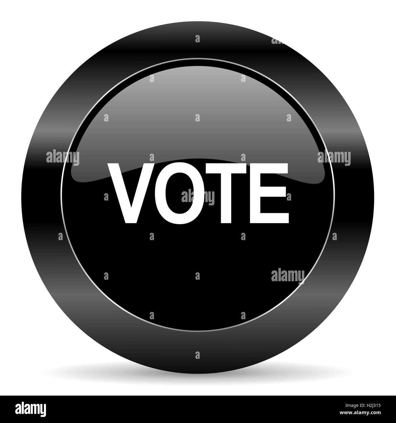 Vote here banner Black and White Stock Photos & Images - Alamy
