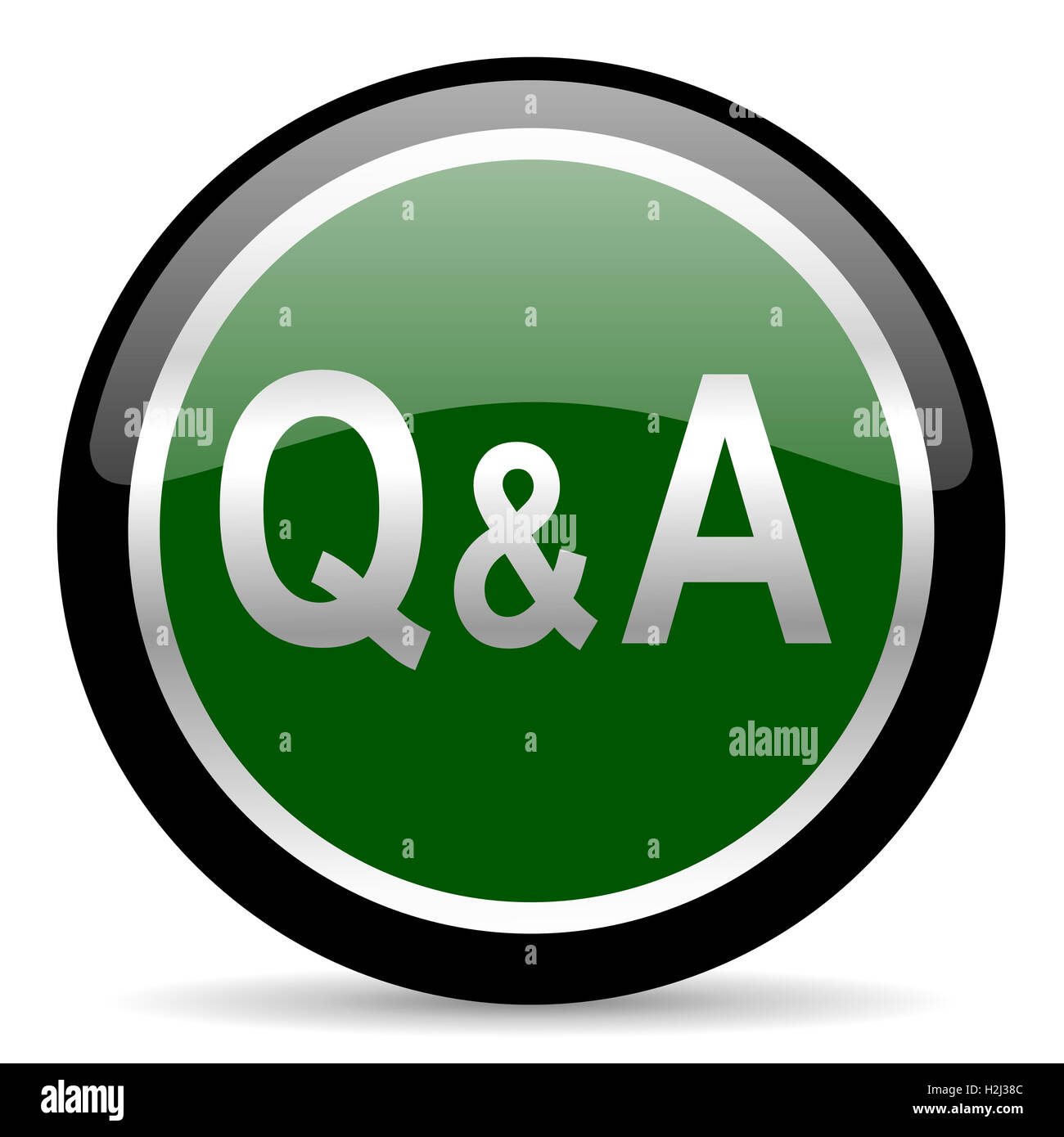 Question and answer icon hi-res stock photography and images - Alamy