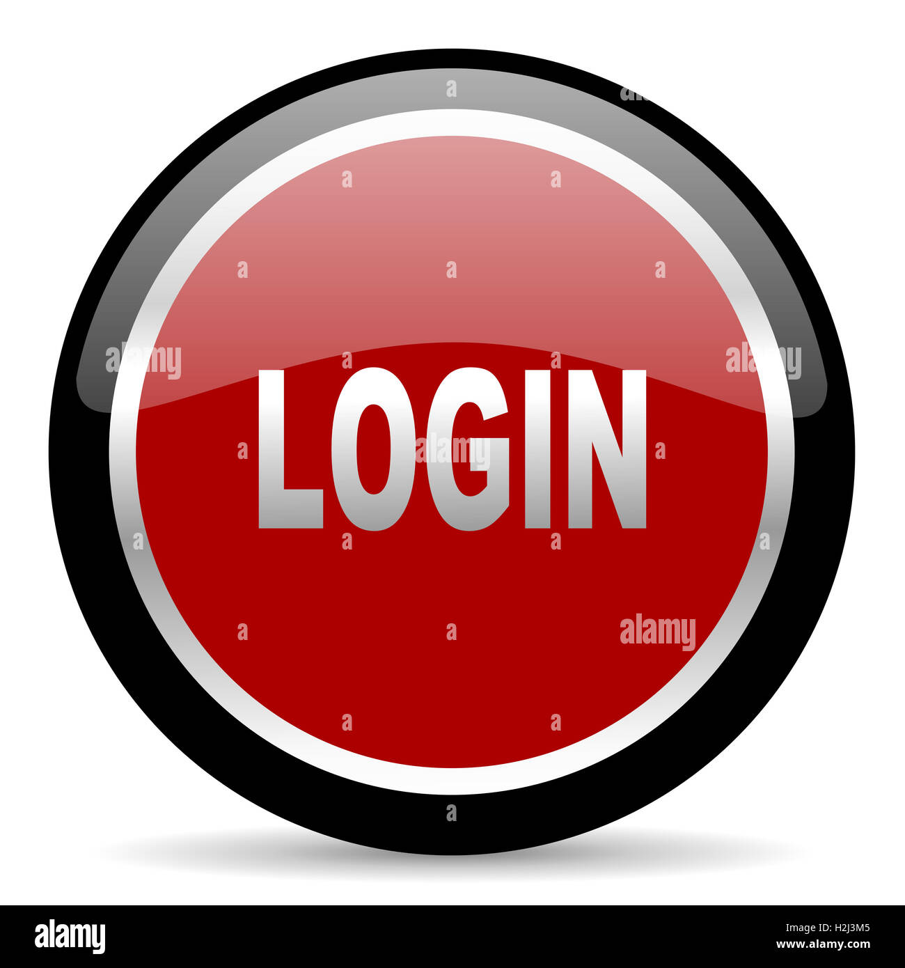 Login sign black red hi-res stock photography and images - Alamy