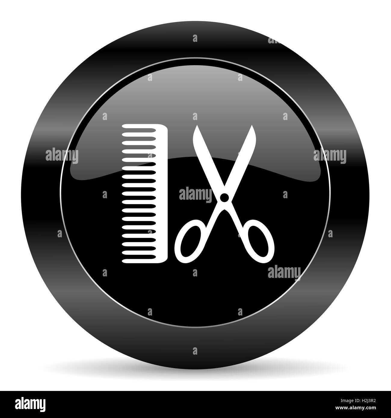 Salon icon Black and White Stock Photos & Images - Alamy