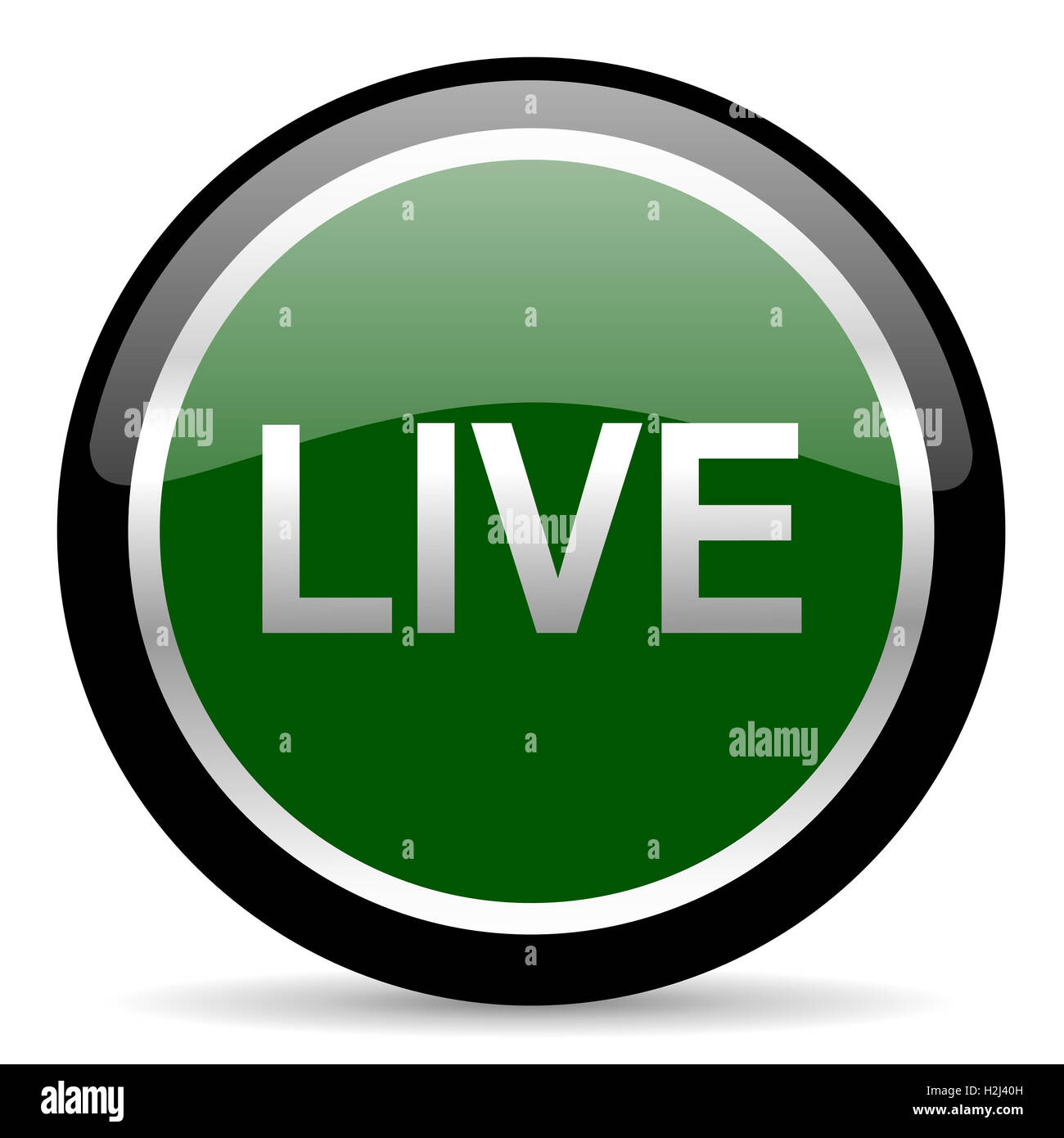 Live streaming icon hi-res stock photography and images - Alamy