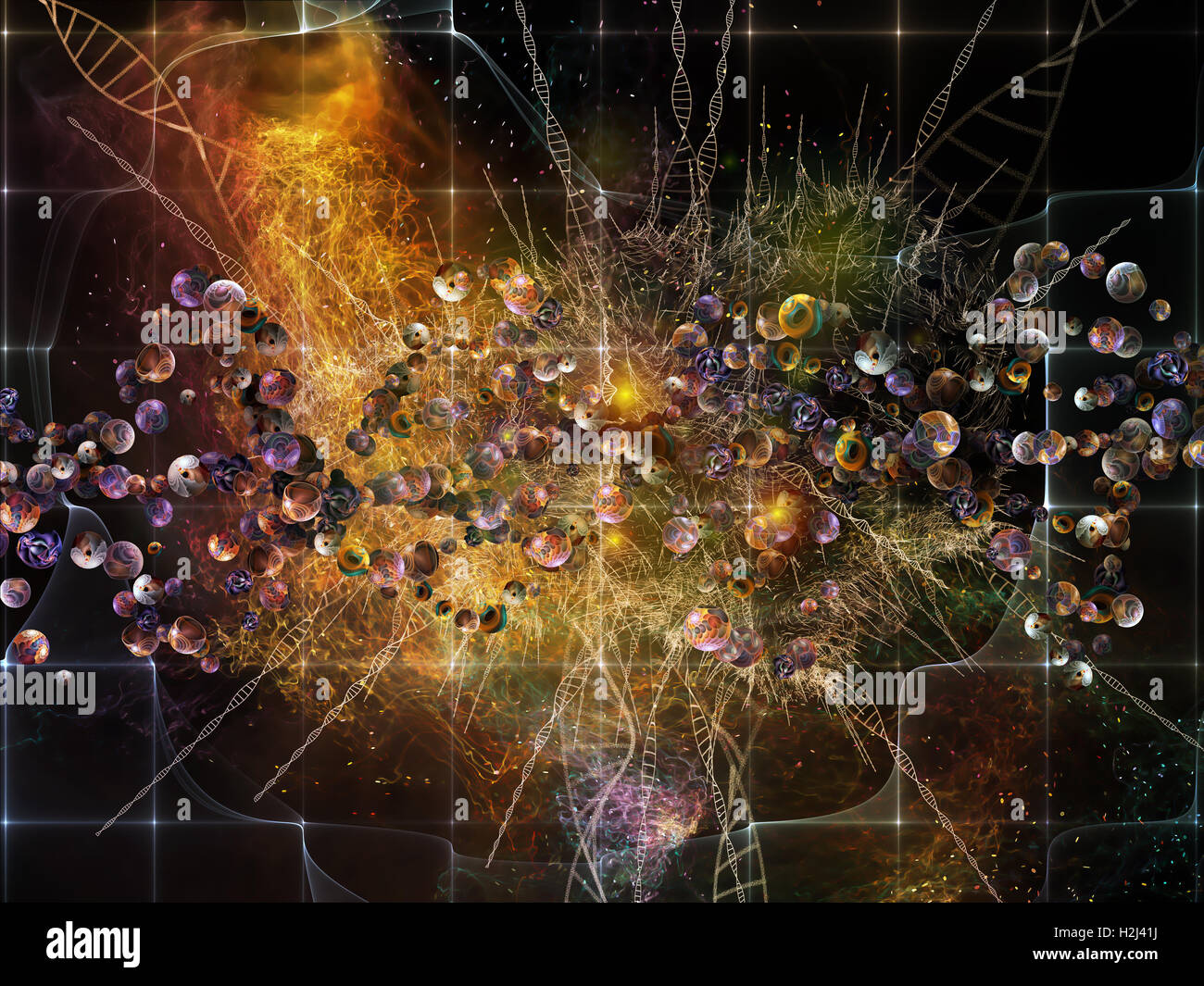 Dance of Microcosm Stock Photo - Alamy
