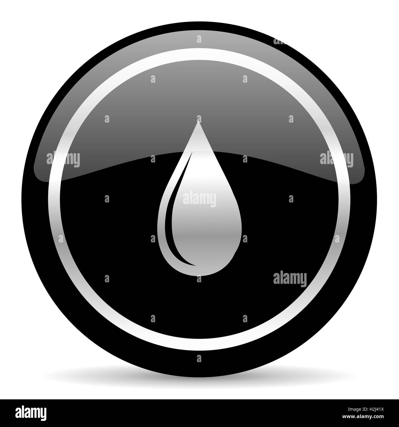 Water drop environment Black and White Stock Photos & Images - Alamy