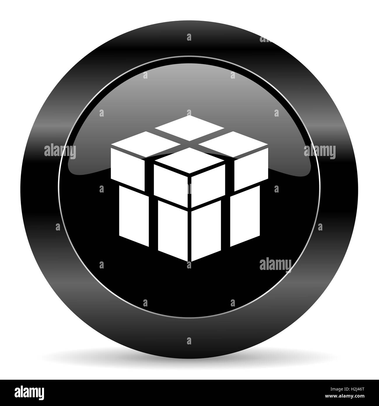 Box Icon Black And White