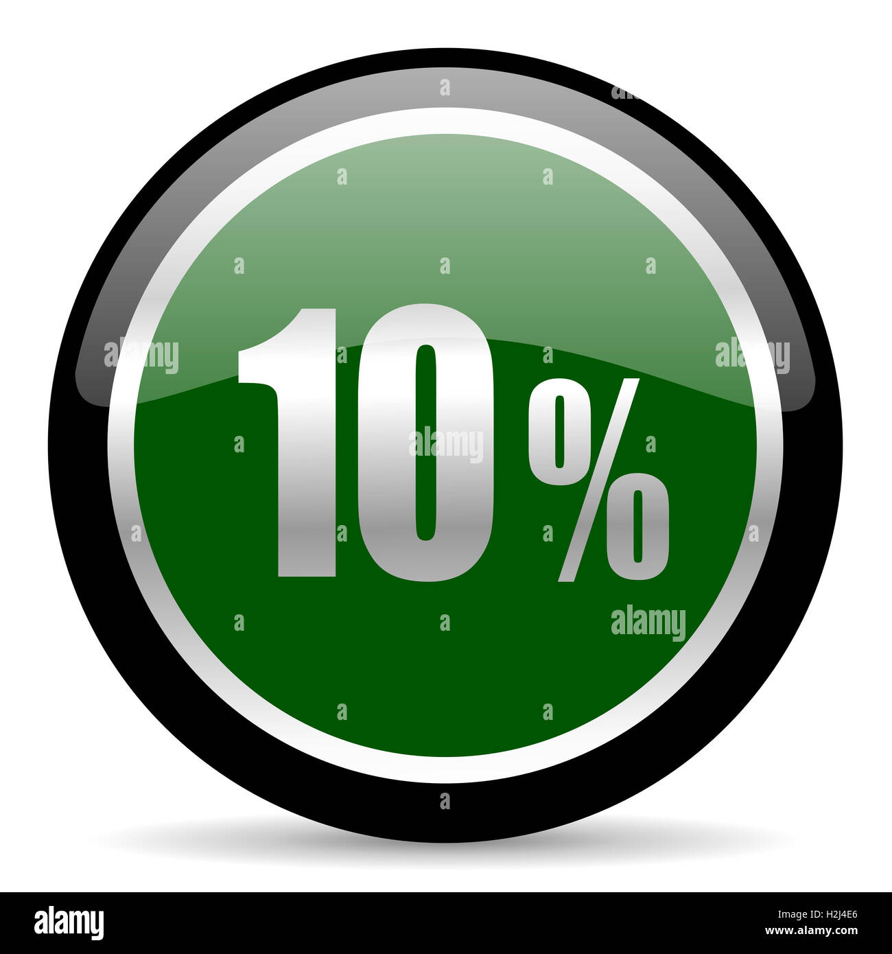 10 percent icon Stock Photo - Alamy