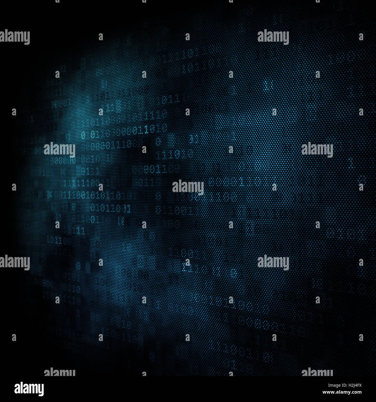 Pixeled binary background on digital screen Stock Photo - Alamy
