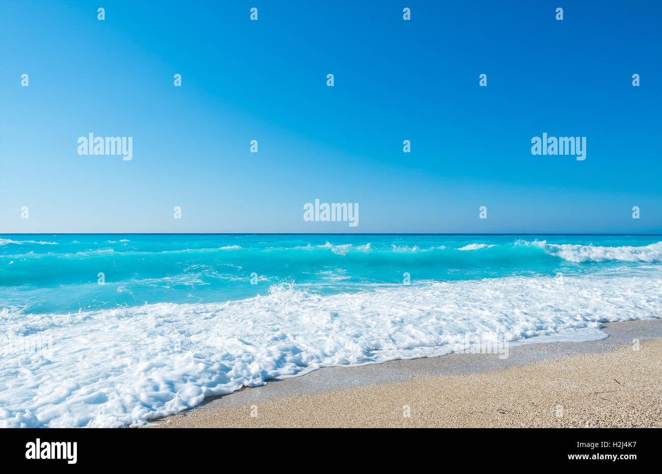 Amazing beach in Greece Stock Photo - Alamy