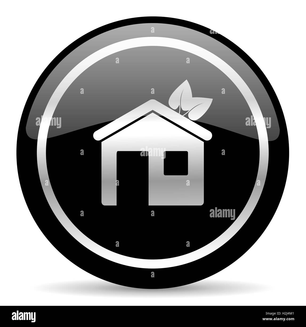 House icon Black and White Stock Photos & Images - Alamy