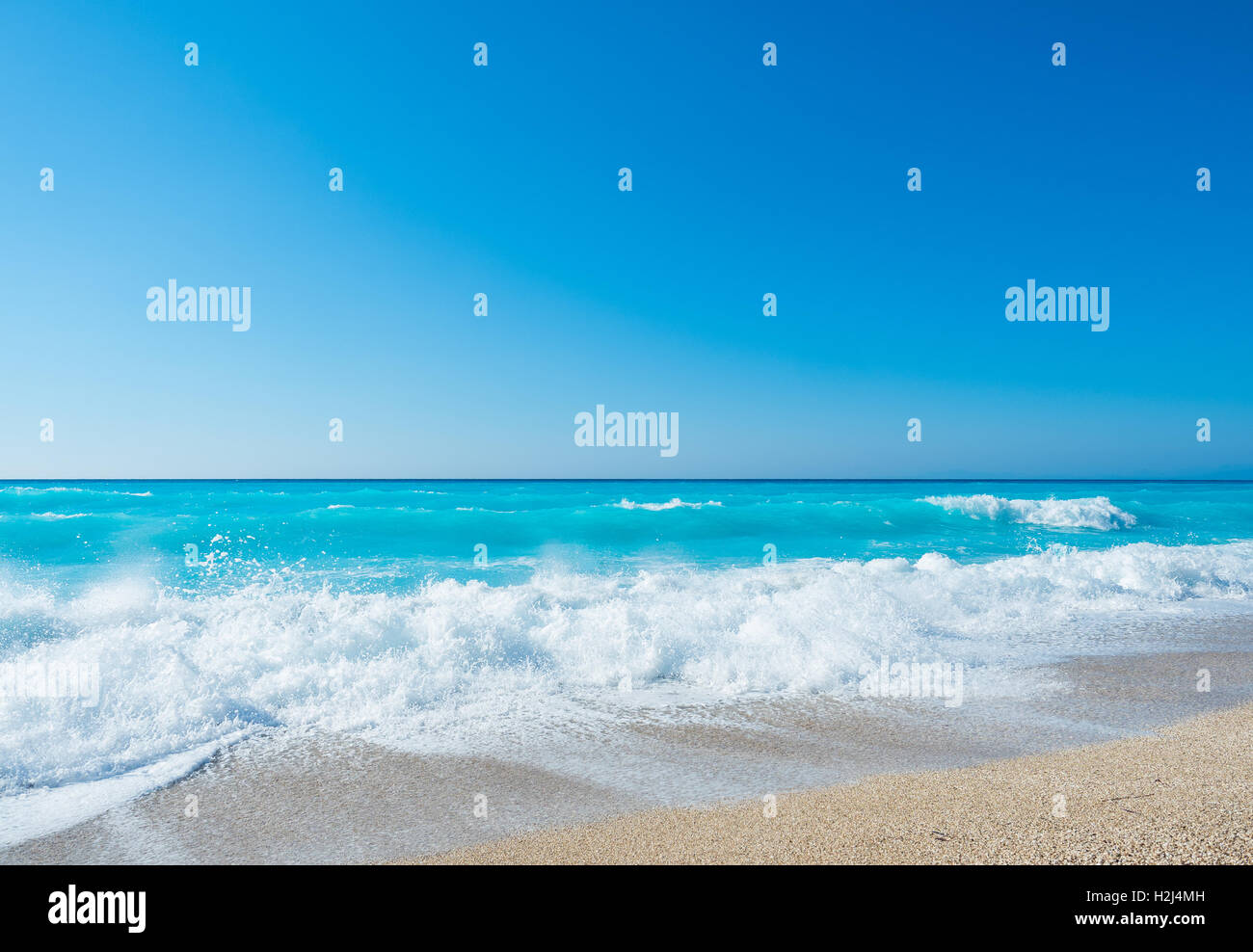 Amazing beach in Greece Stock Photo - Alamy