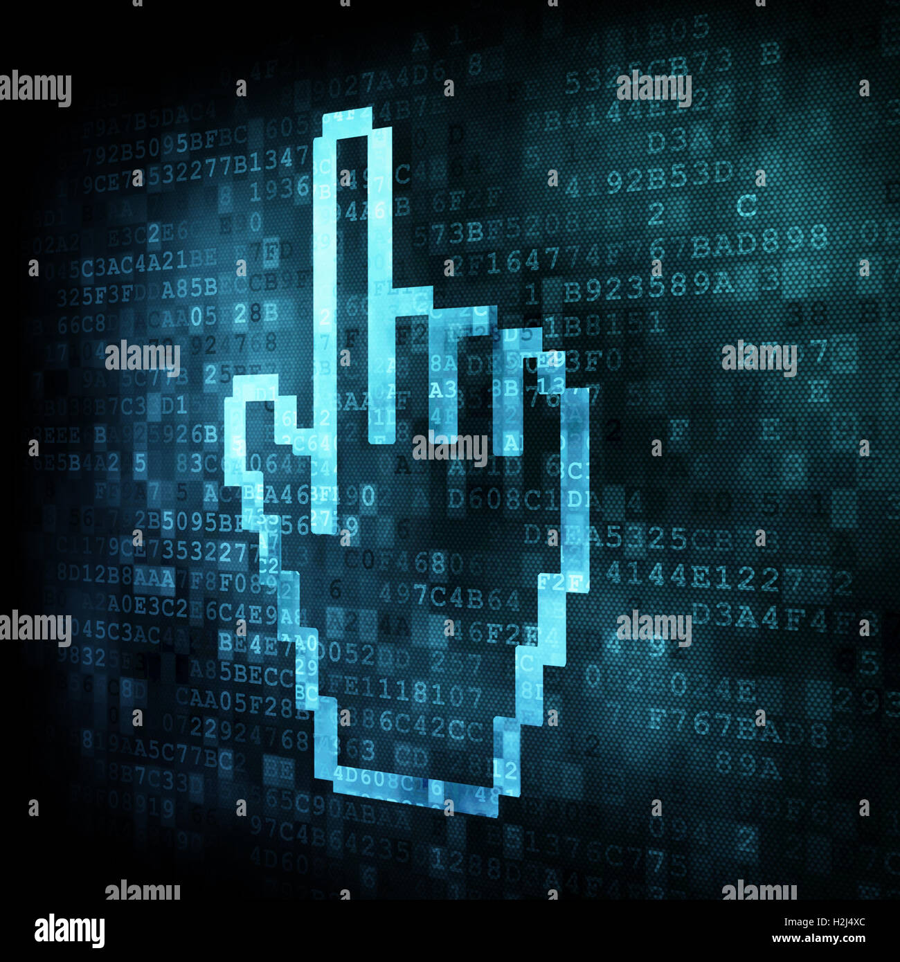 Cursor on digital screen Stock Photo - Alamy