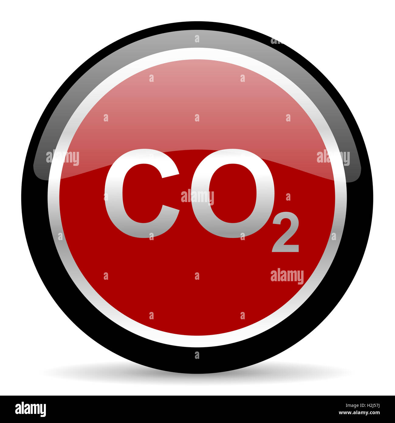 carbon dioxide icon Stock Photo - Alamy