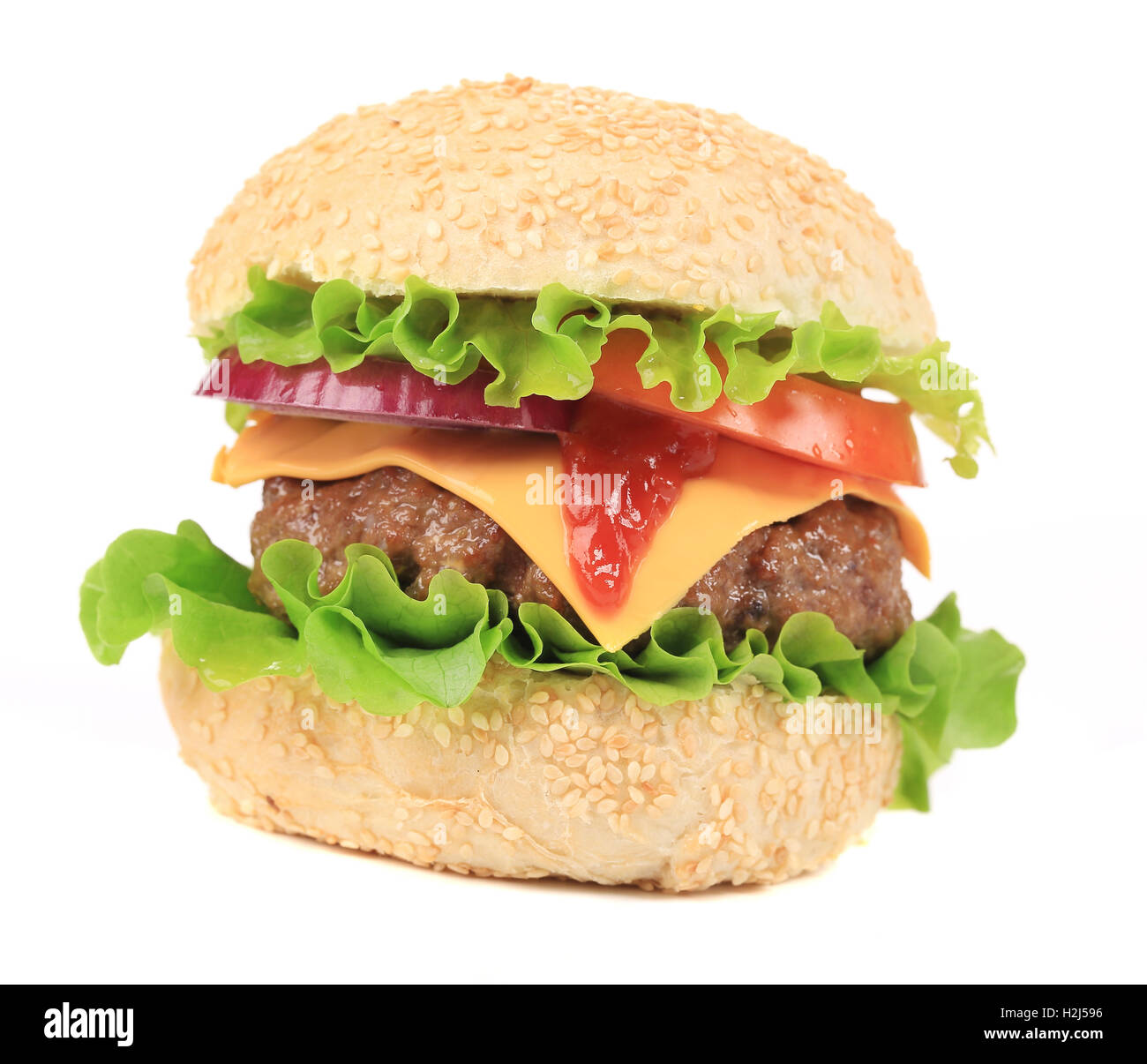 American burger big hi-res stock photography and images - Alamy