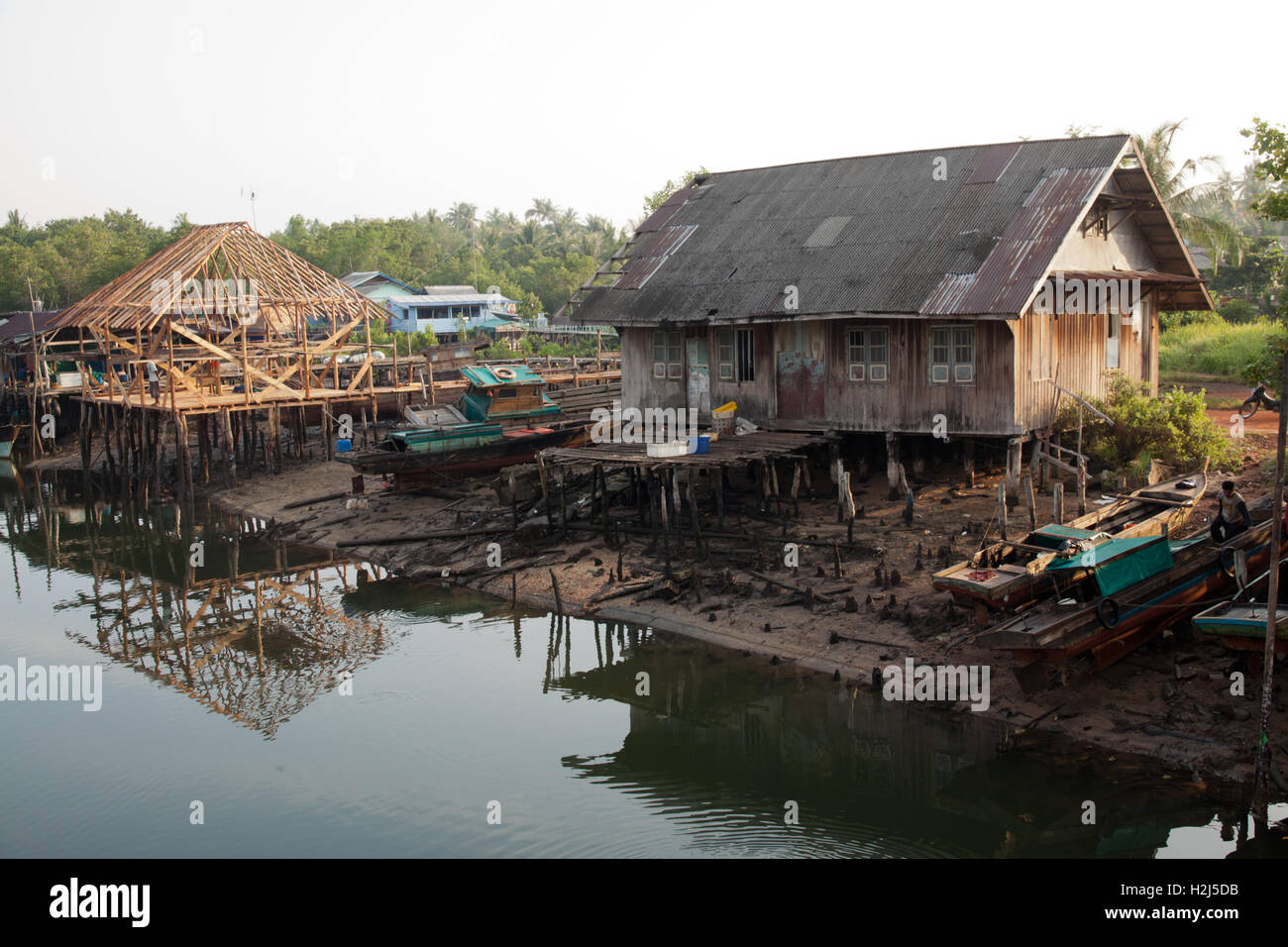 Local village asia Stock Photo - Alamy
