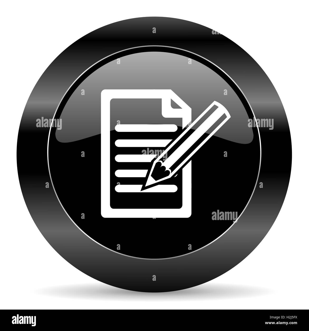 Subscribe icon Black and White Stock Photos & Images - Alamy