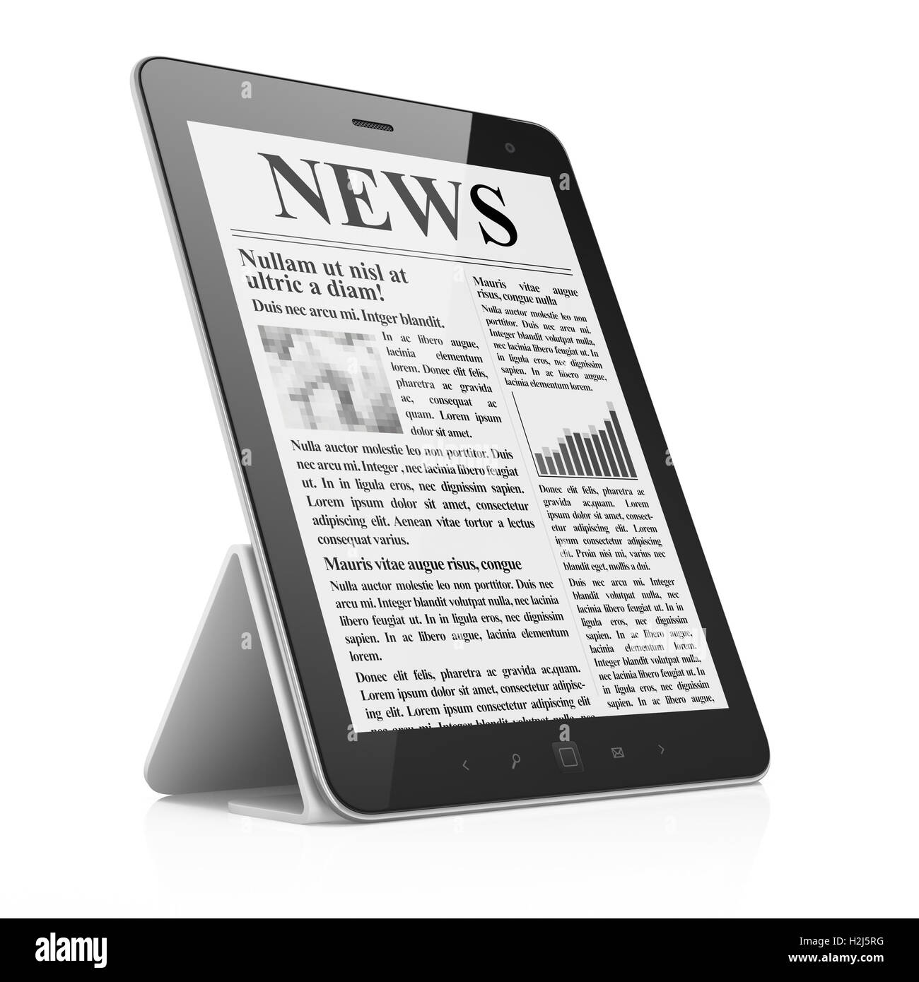 Digital daily news Black and White Stock Photos & Images - Alamy