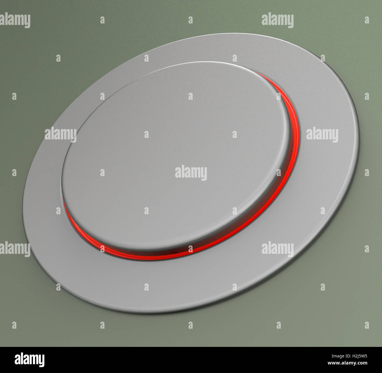 Blank Push Button Or Switch Shows Copyspace Stock Photo - Alamy