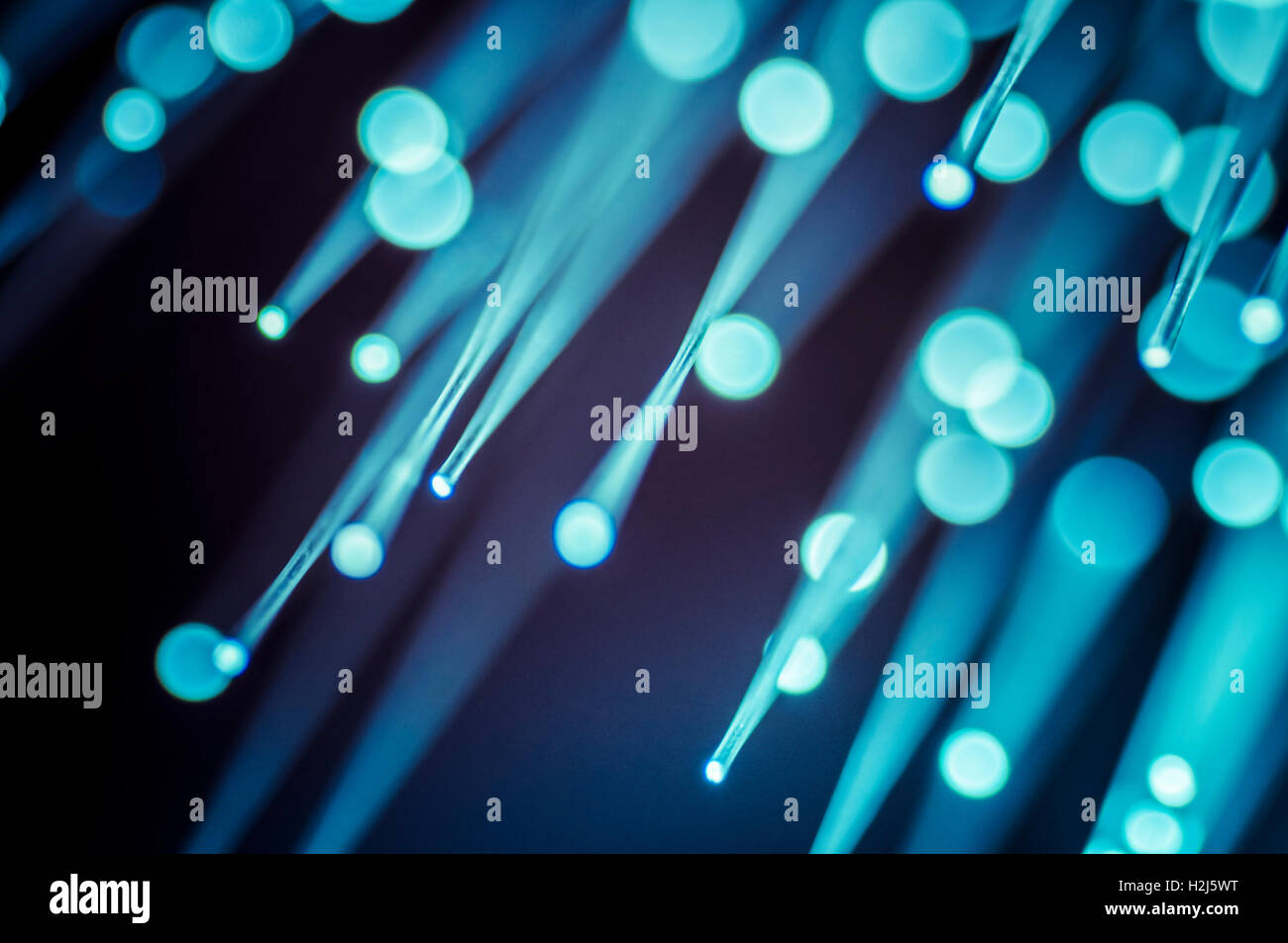 Tech, Fiber optic cables, fibre connection, telecomunications co Stock ...