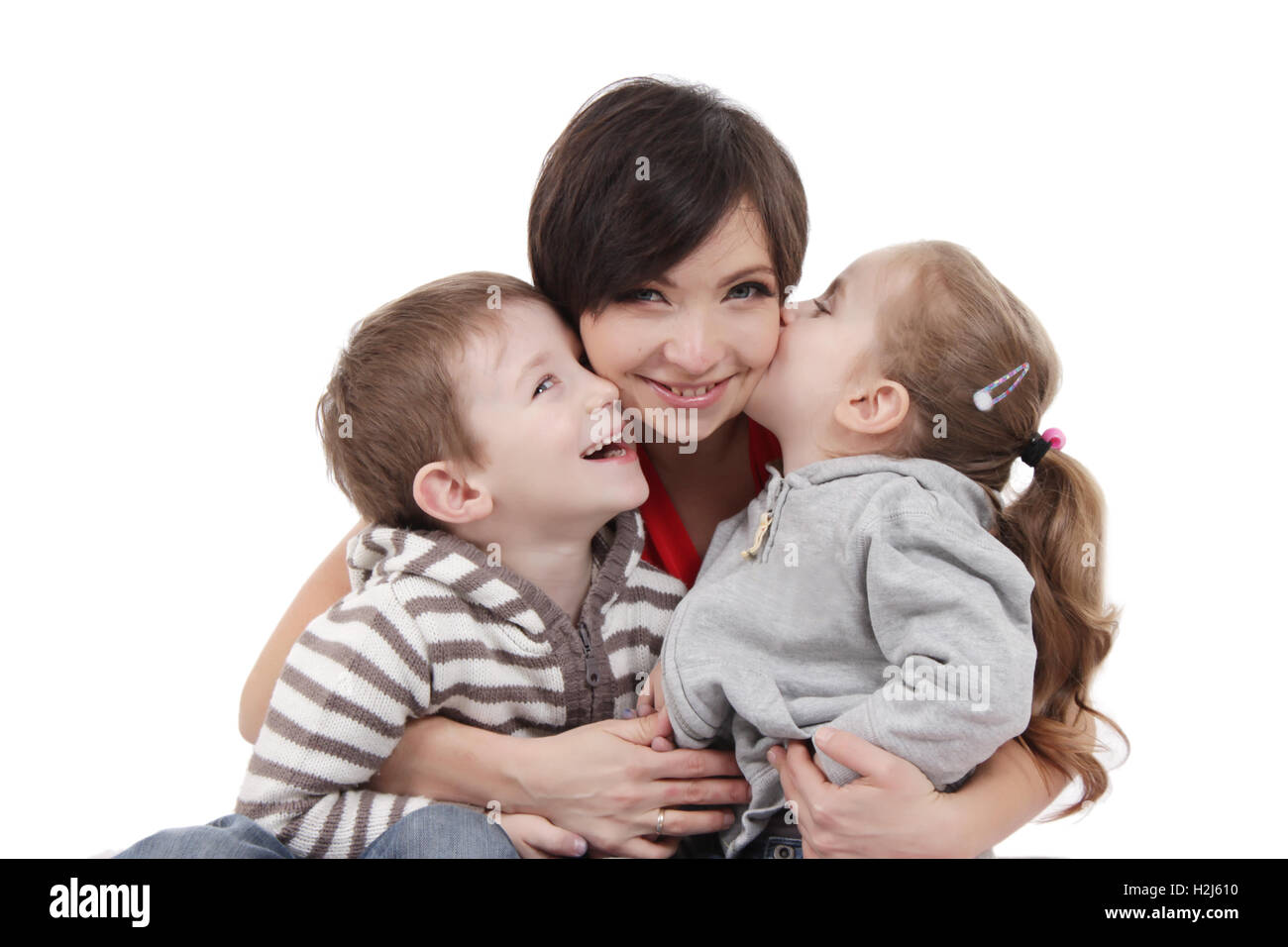 Kids Hugging Parents