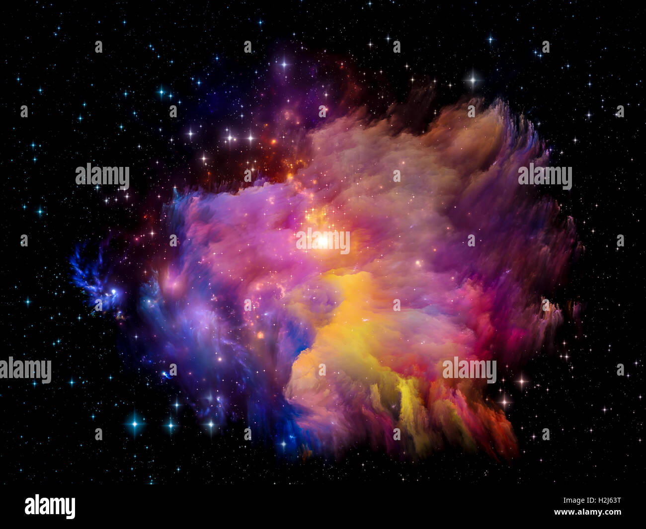 Lights of Space Stock Photo - Alamy