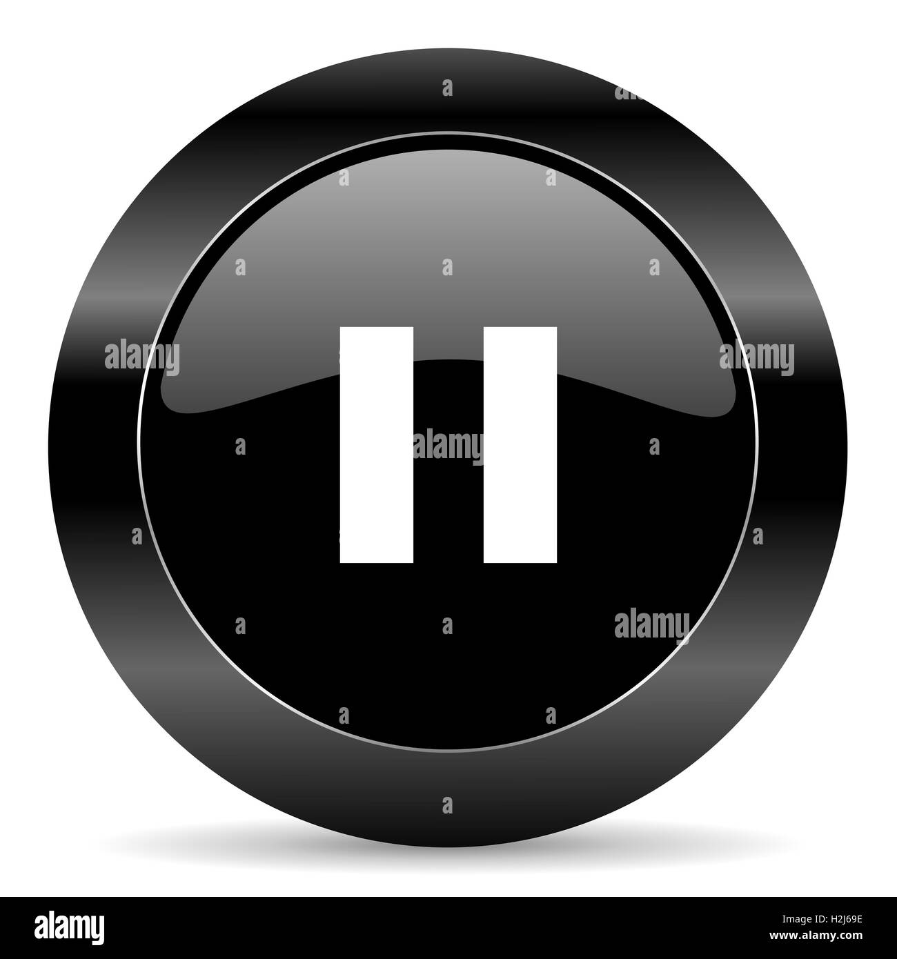 Pause symbol Black and White Stock Photos & Images - Alamy