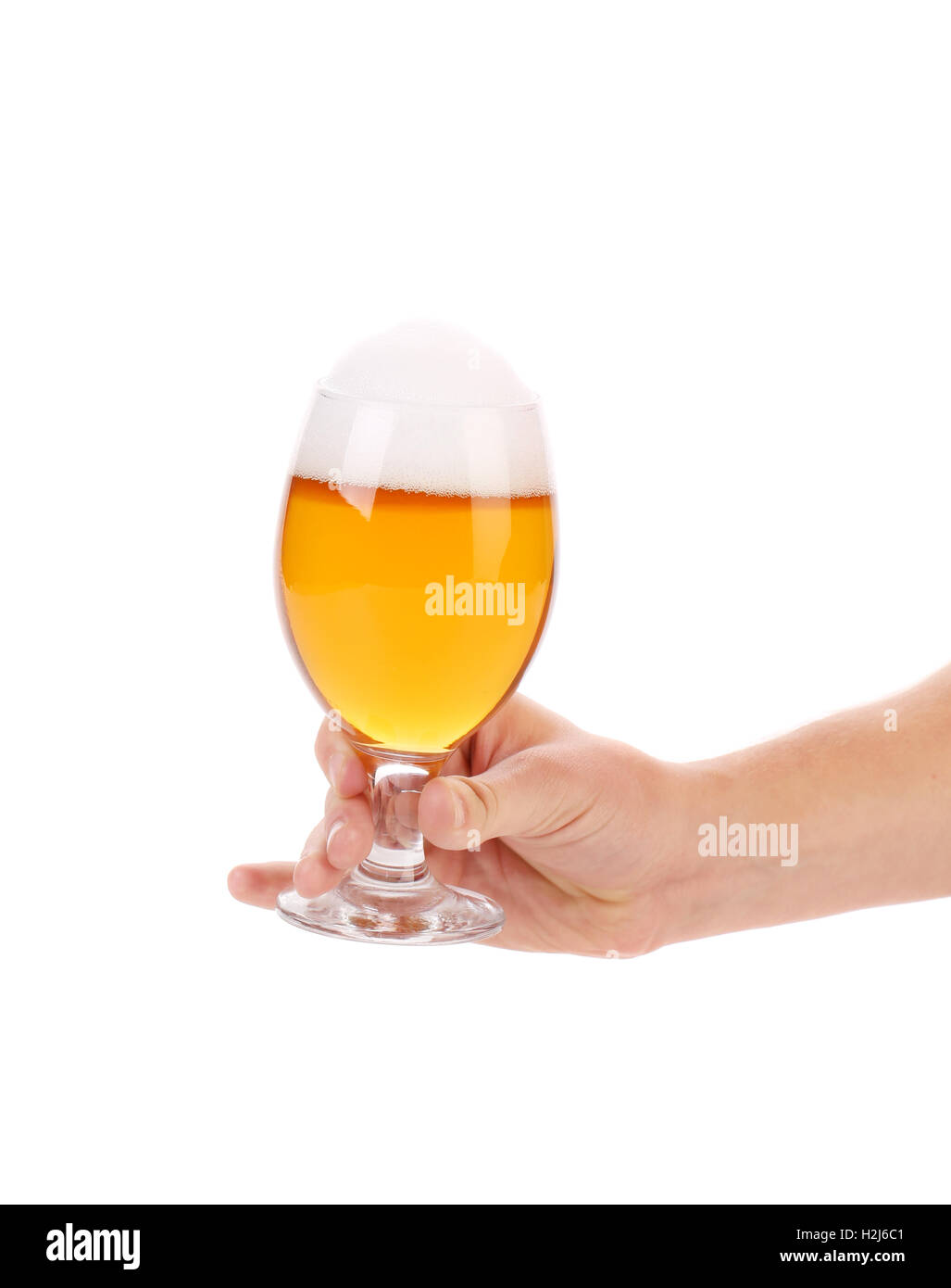 Bubbles in glass beer macro Cut Out Stock Images & Pictures - Alamy
