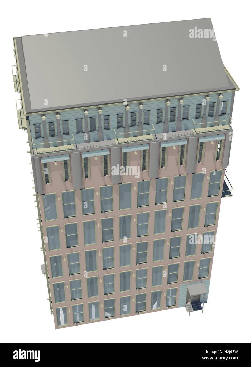 Highly detailed building Stock Photo - Alamy