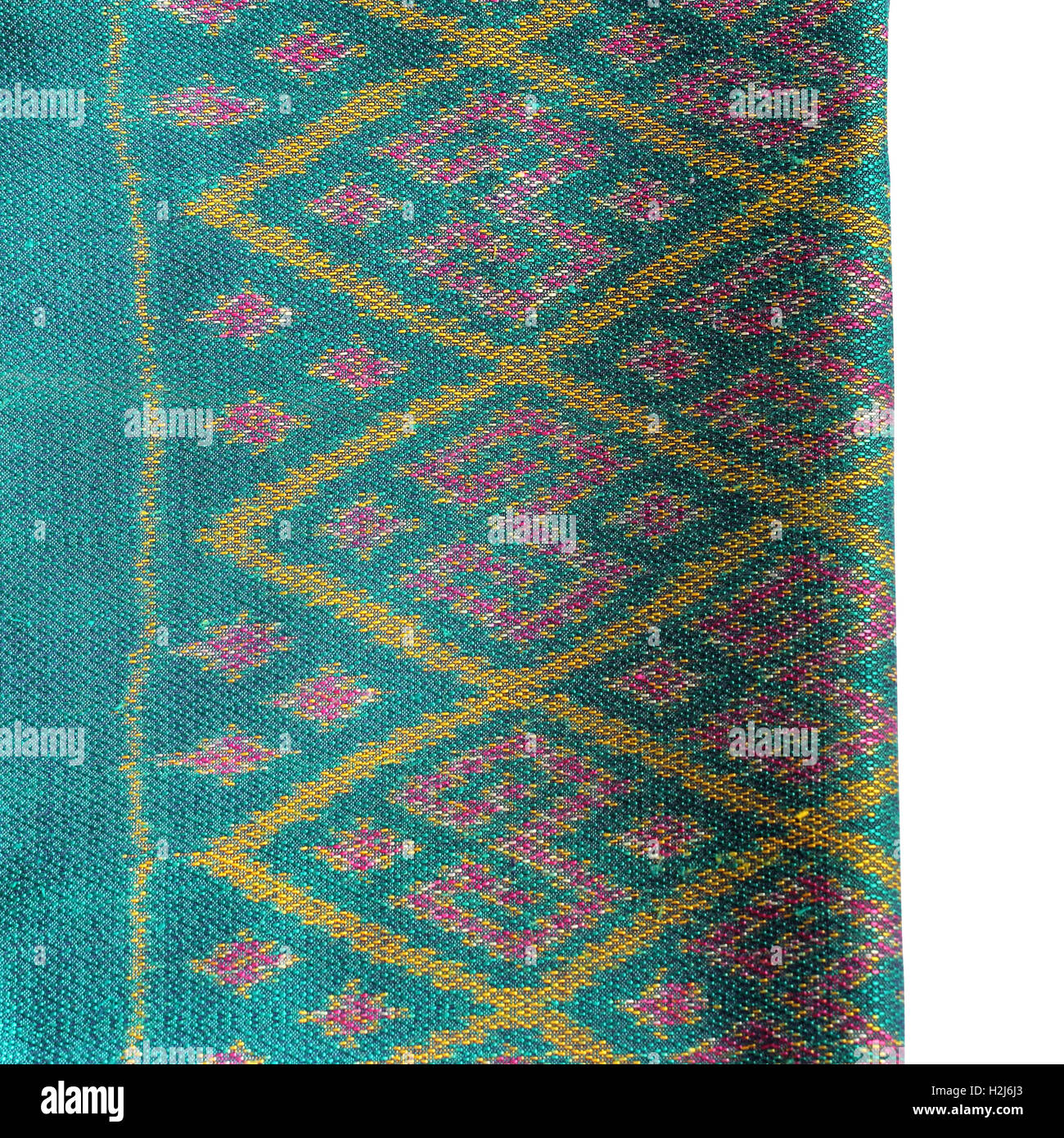 Thai silk pattern Stock Photo - Alamy