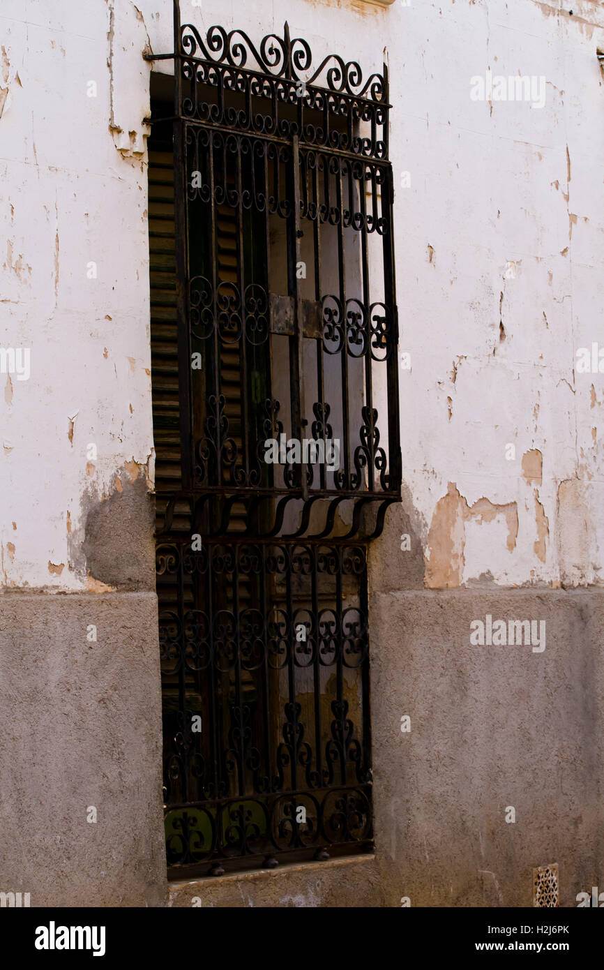 ancient metal window Stock Photo - Alamy