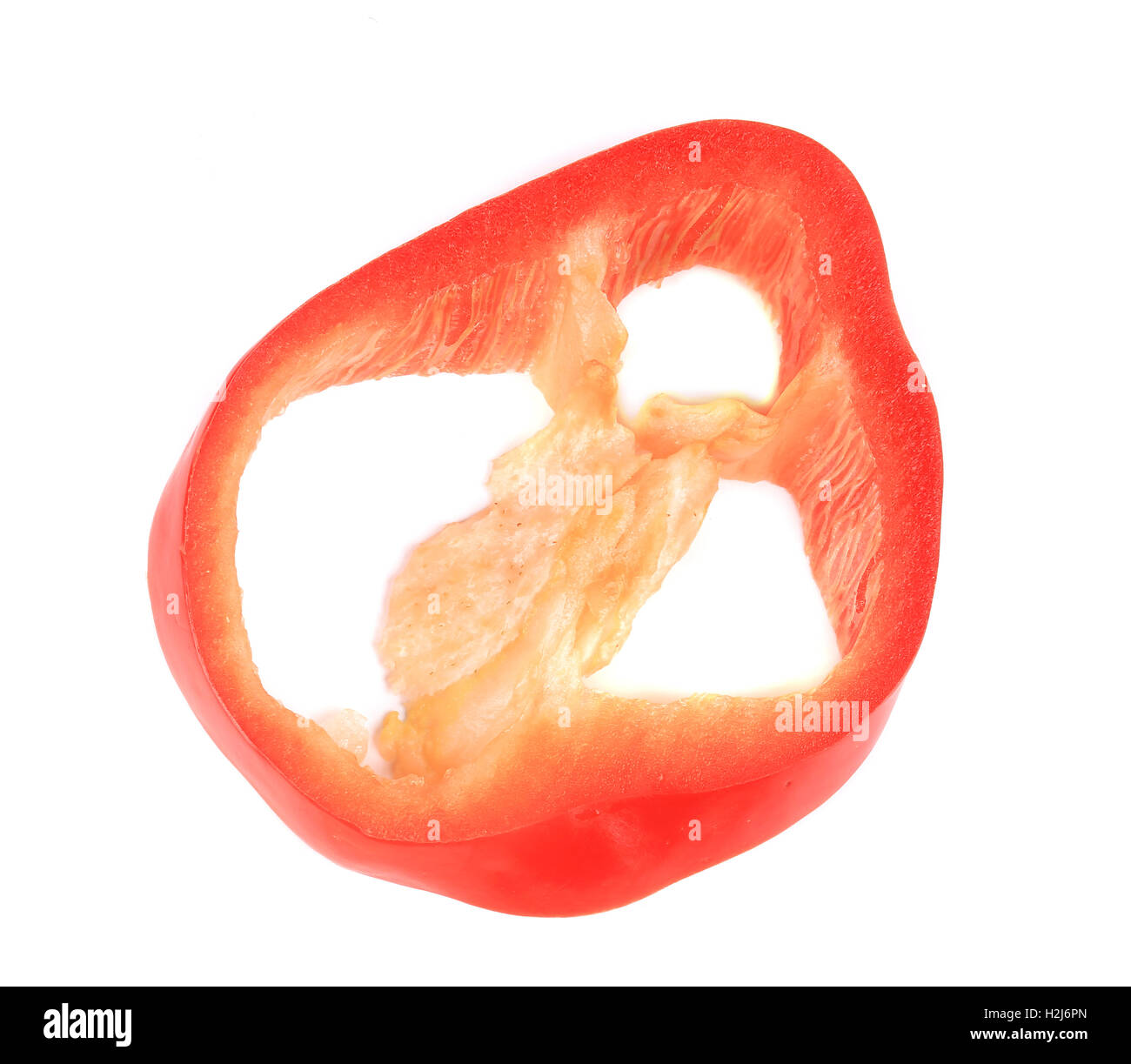 red slice of pepper Stock Photo - Alamy