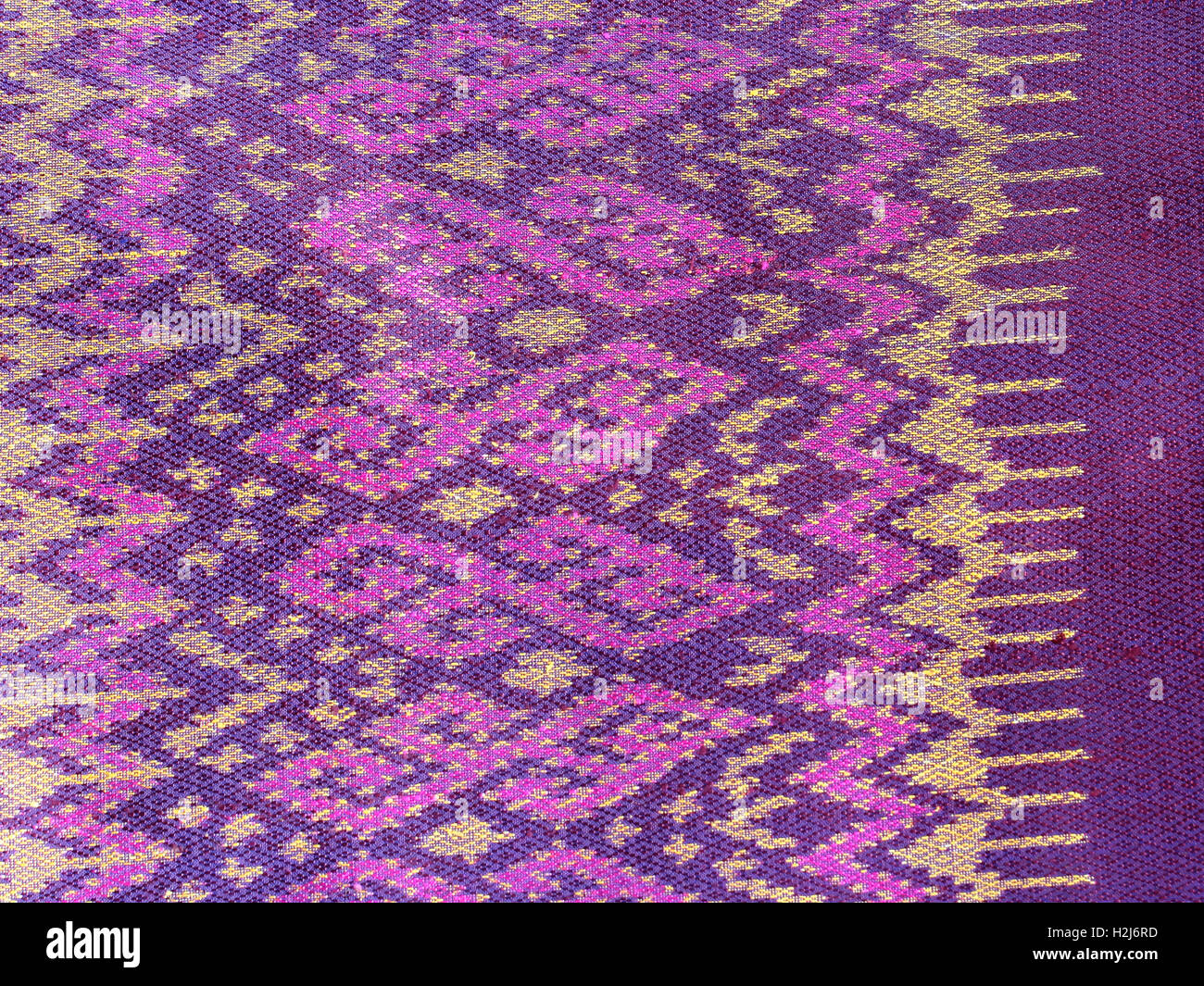 Thai silk pattern Stock Photo - Alamy