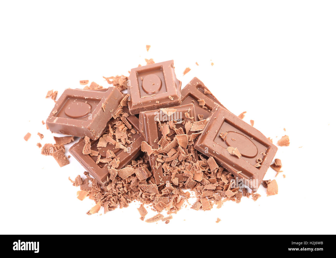 Chocolate bars and shaving Stock Photo - Alamy