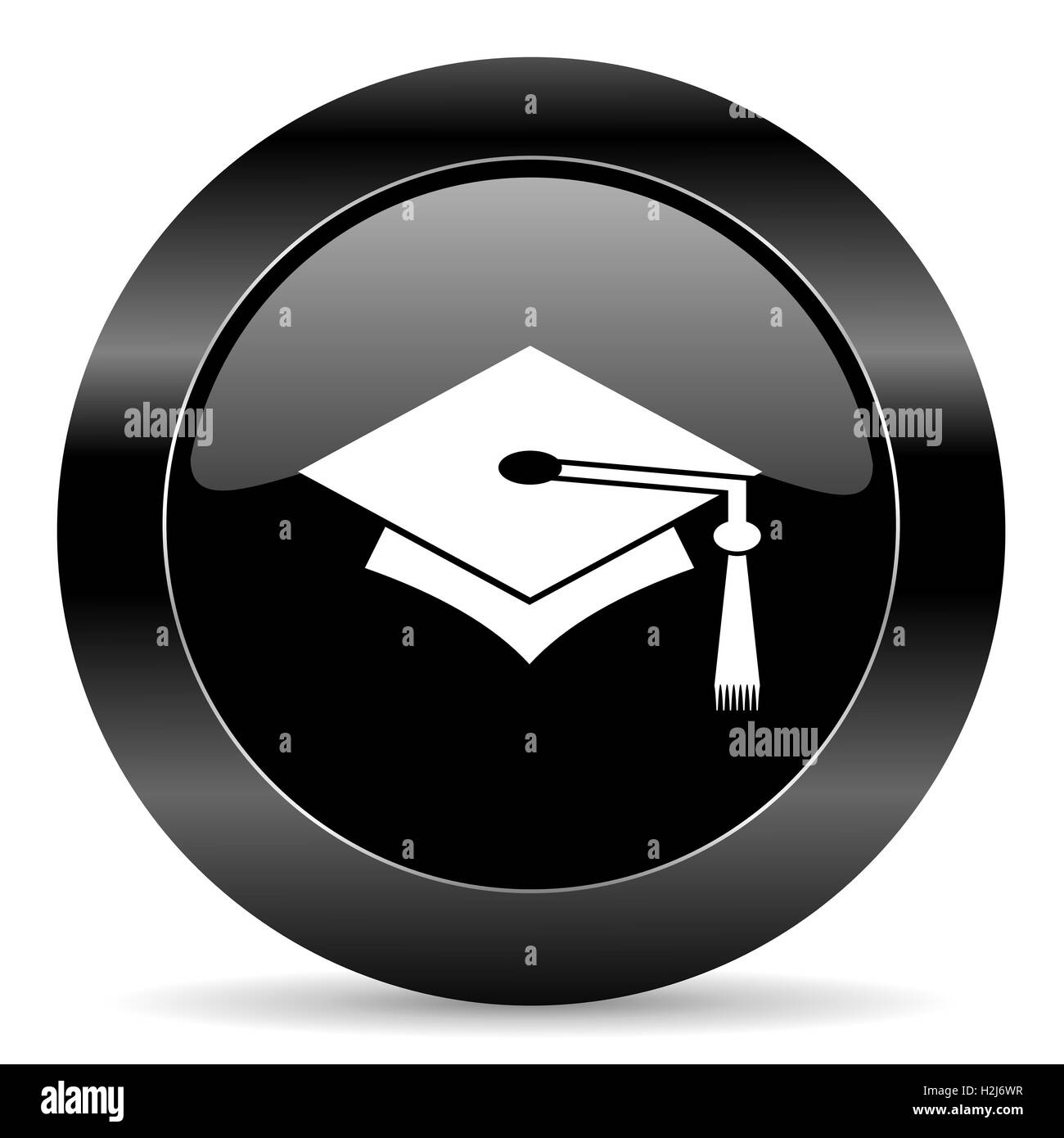 Graduation Icon Black
