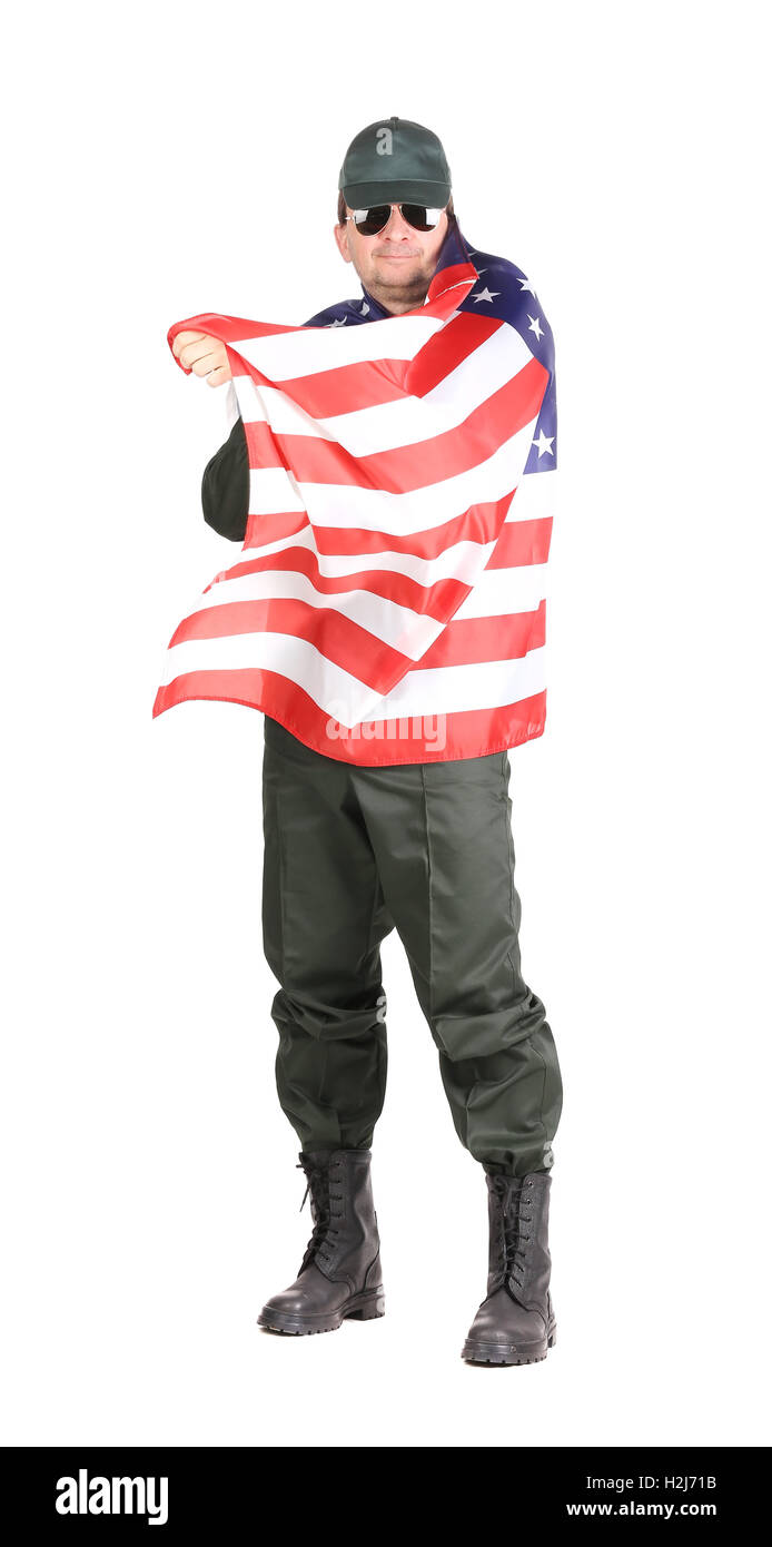 Blue men at work flag hi-res stock photography and images - Alamy