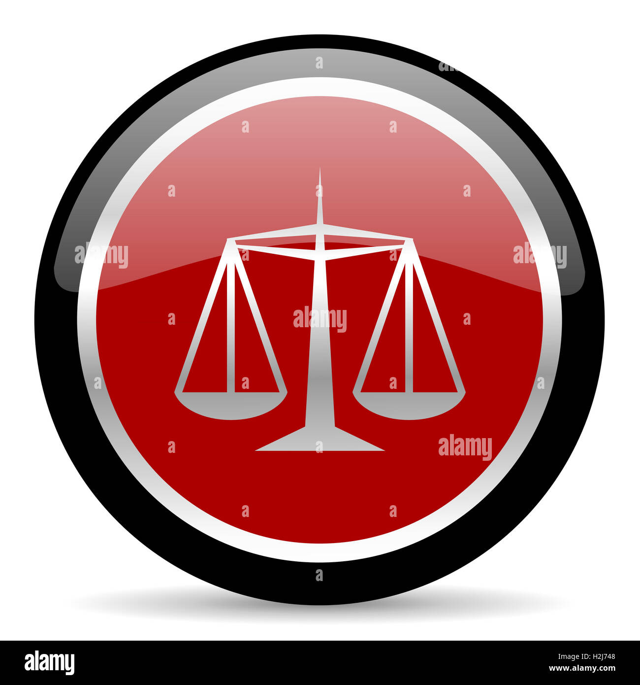 Justice balance symbol red hi-res stock photography and images - Alamy