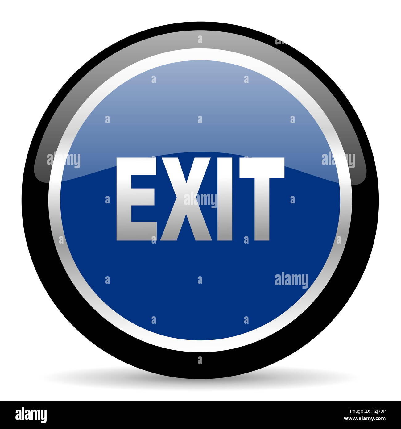 Exit icon exit website button hi-res stock photography and images - Alamy
