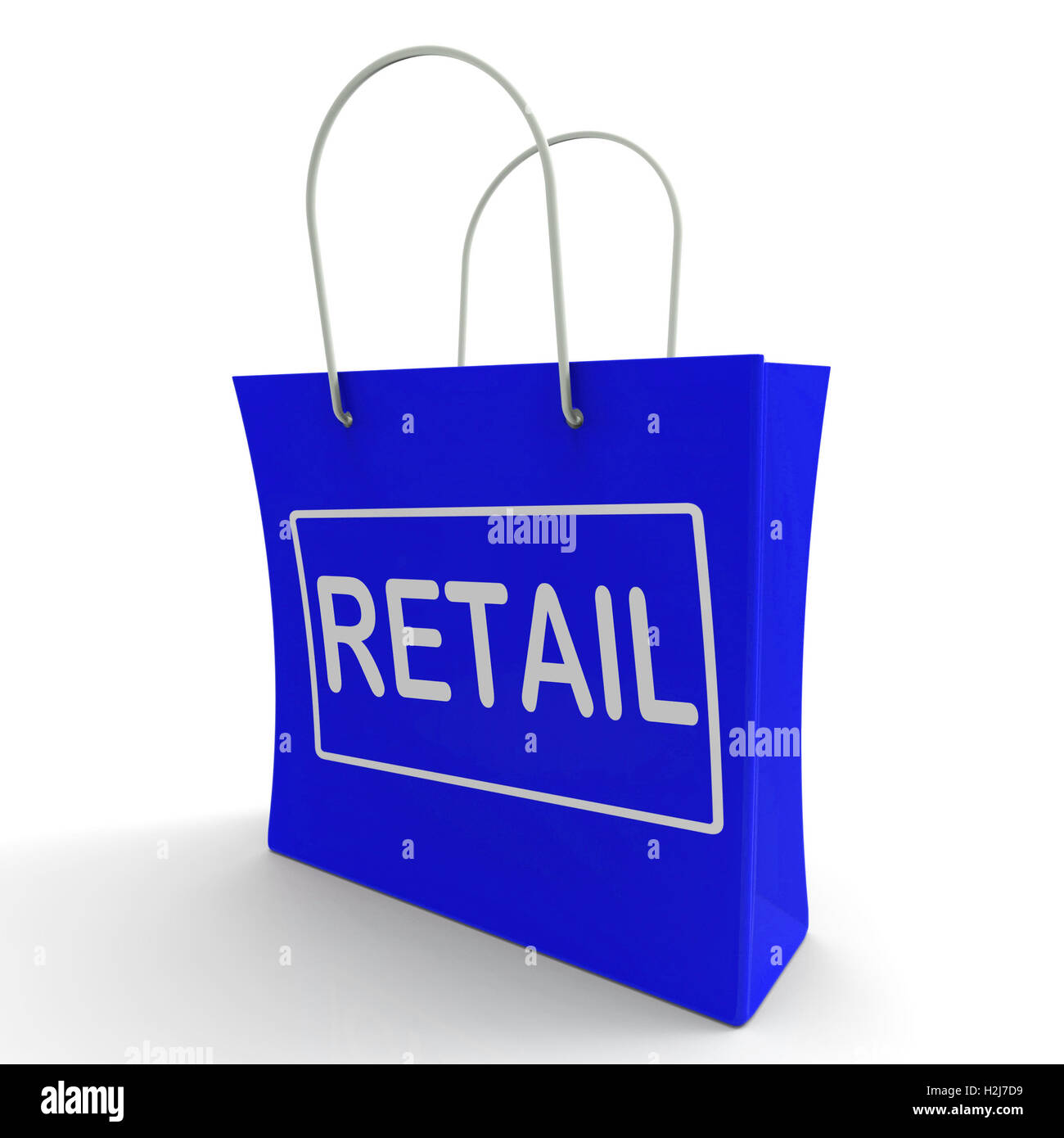 Retail Shopping Bag Shows Buying Selling Merchandise Sales Stock Photo ...