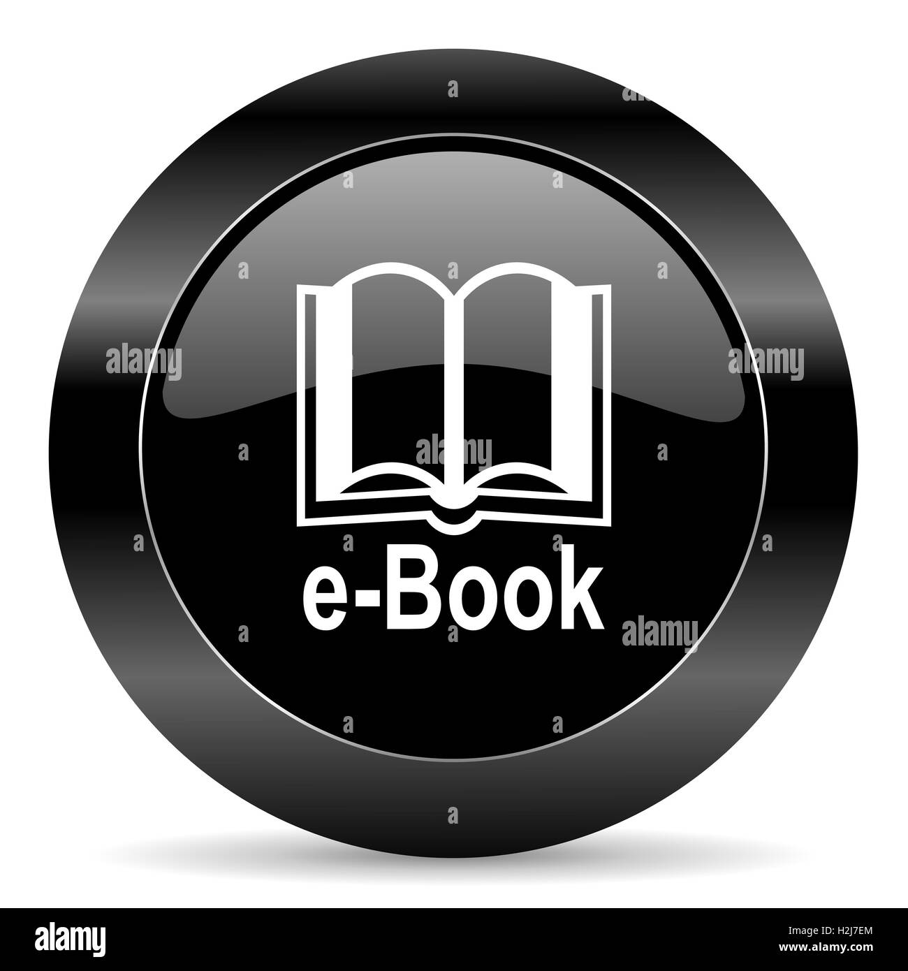 Digital book icon online Cut Out Stock Images & Pictures - Alamy
