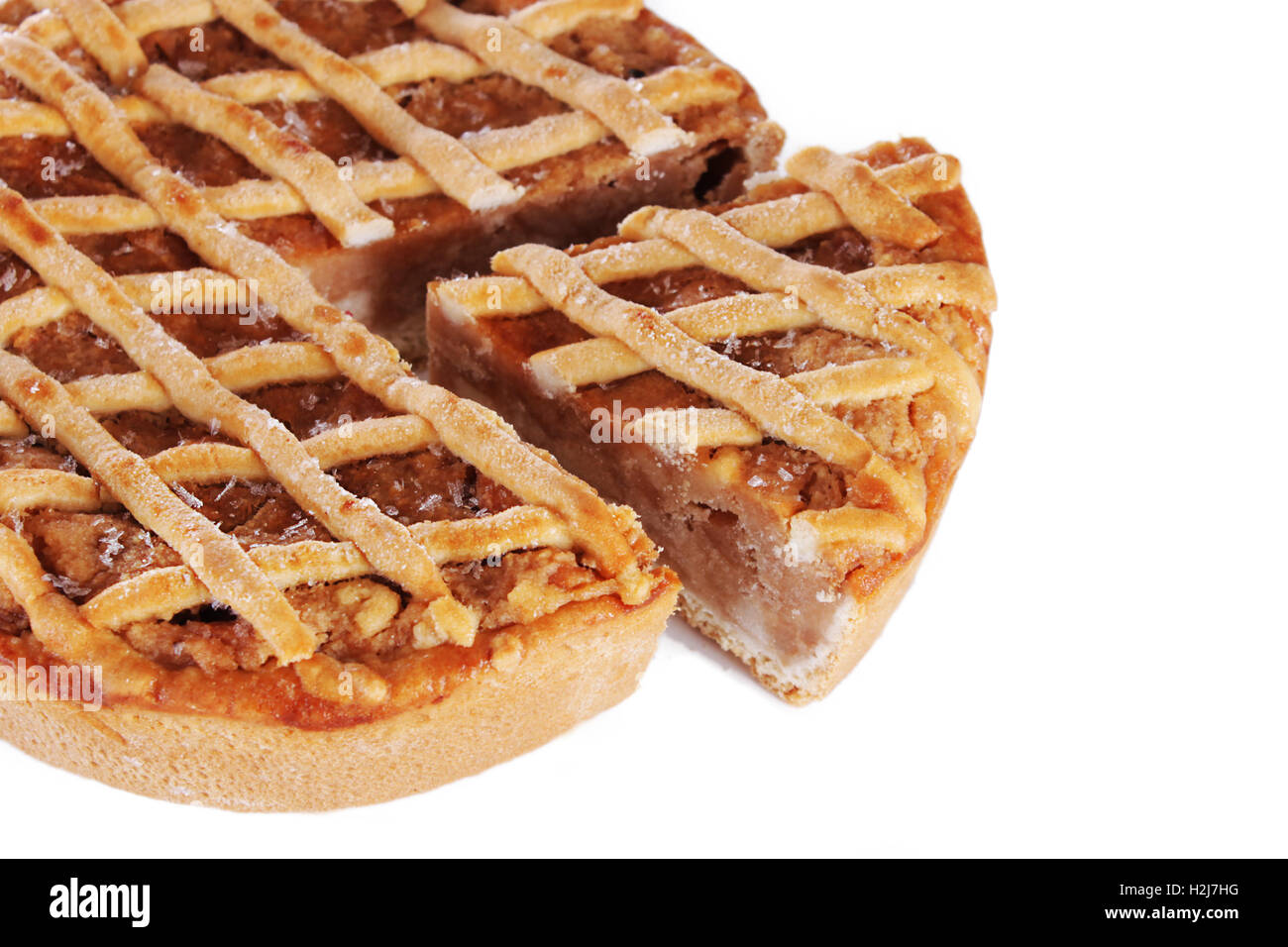 Isolated fruit cake pie hi-res stock photography and images - Alamy