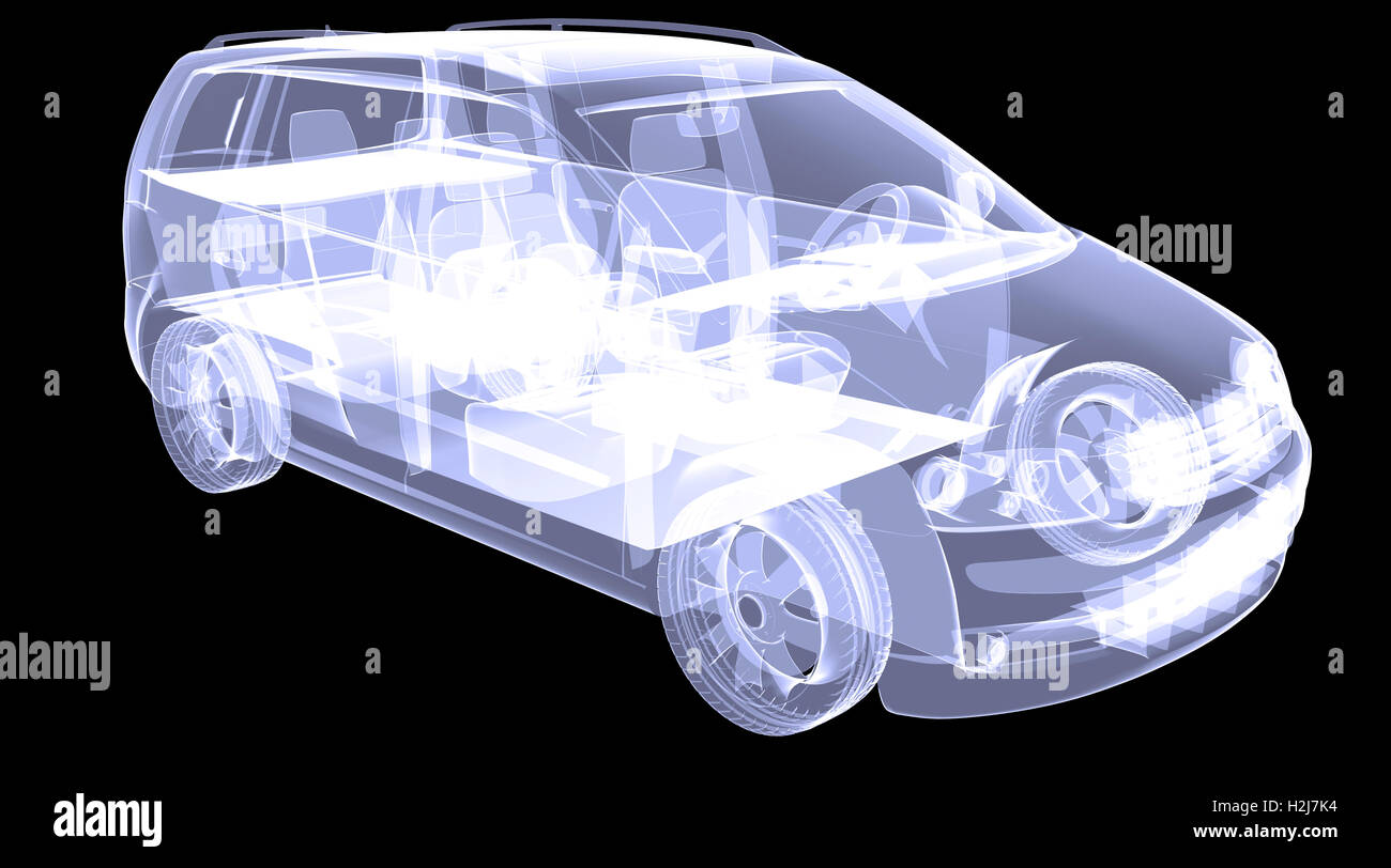 X-ray concept car Stock Photo - Alamy