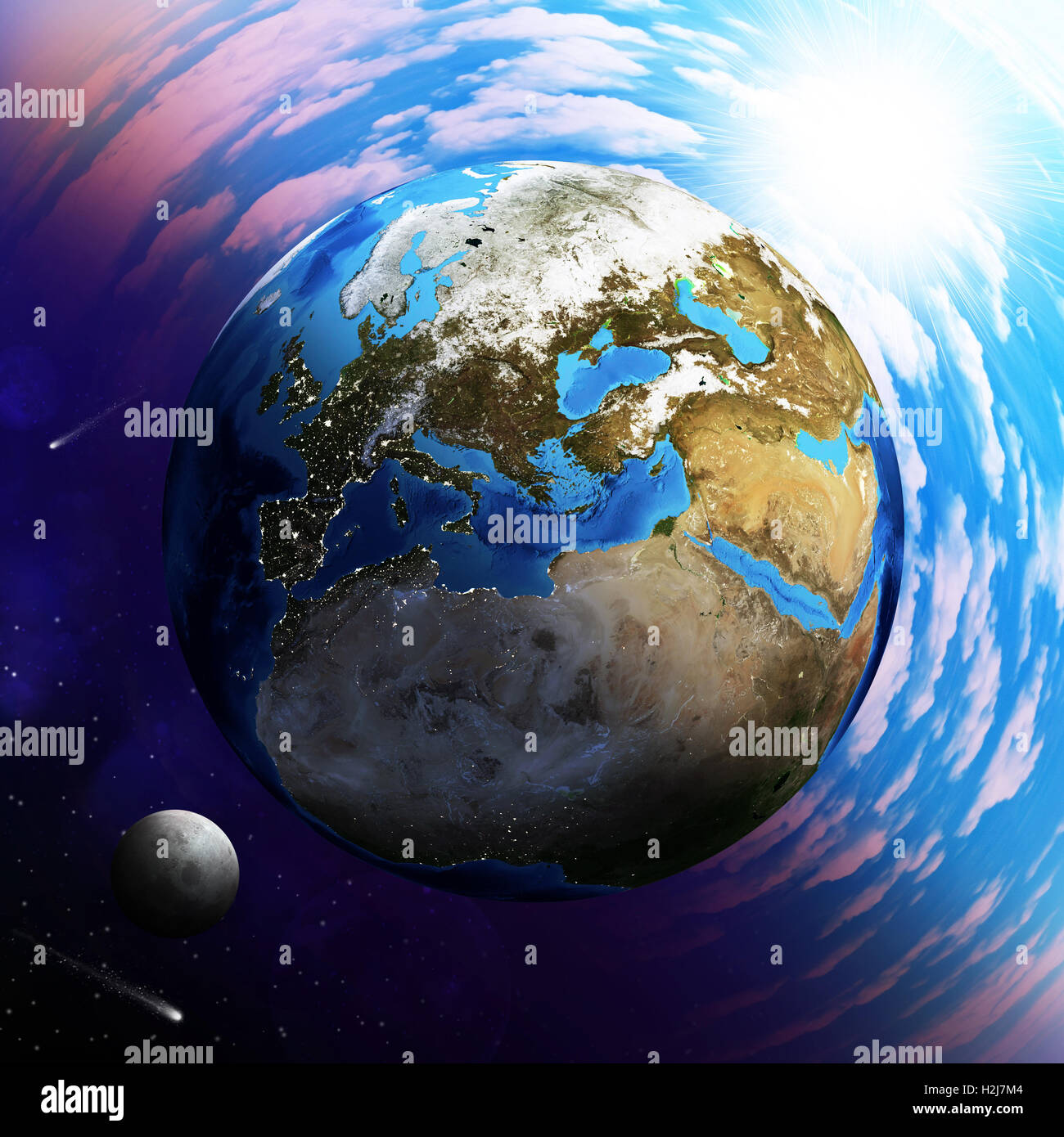 Image of earth planet Stock Photo - Alamy