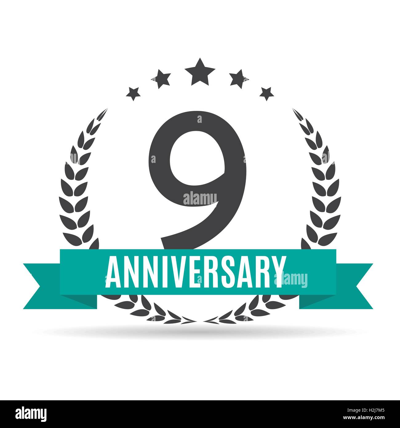 Age 9 years Stock Vector Images - Alamy