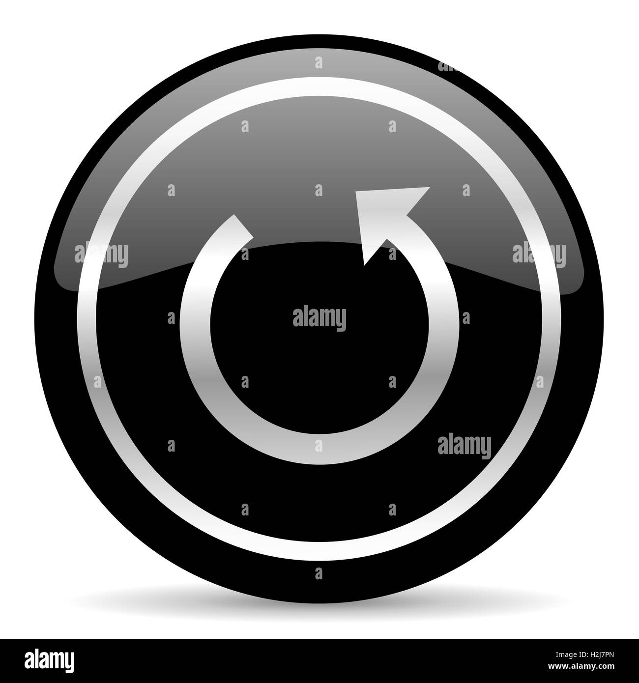Rotate arrows Black and White Stock Photos & Images - Alamy