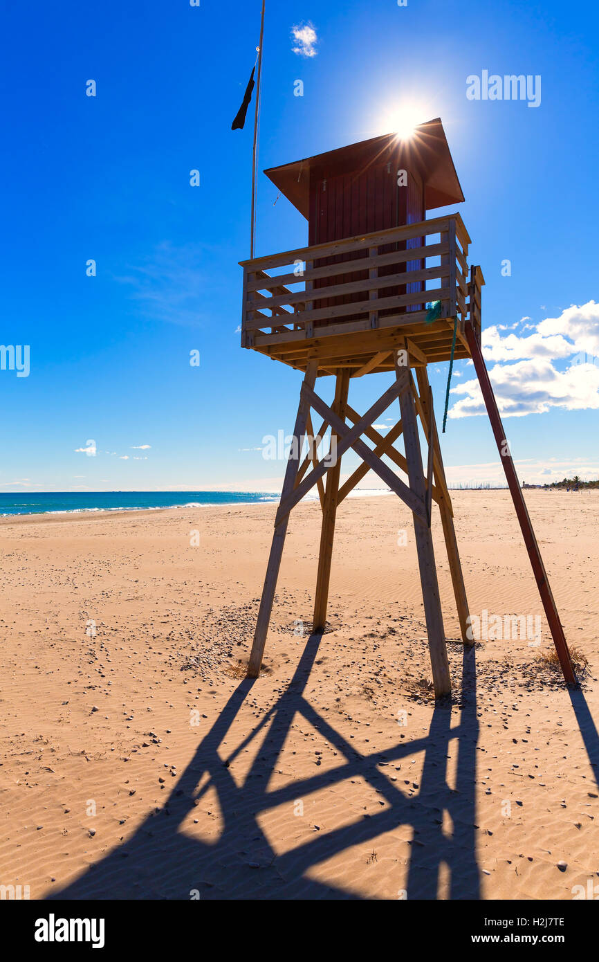 Canet de Berenguer beach in Valencia in Spain Stock Photo - Alamy