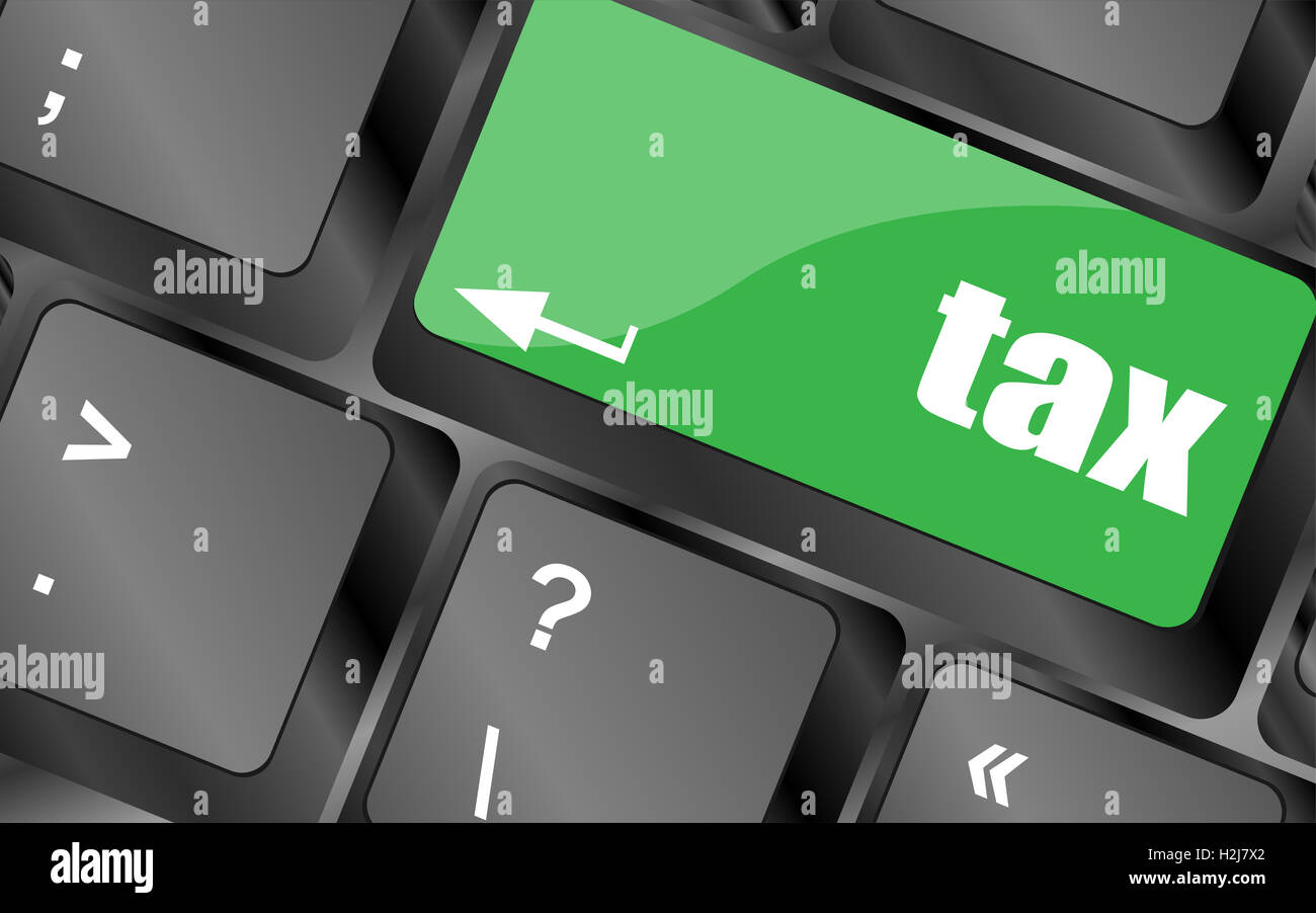 Tax keyboard on office hi-res stock photography and images - Alamy